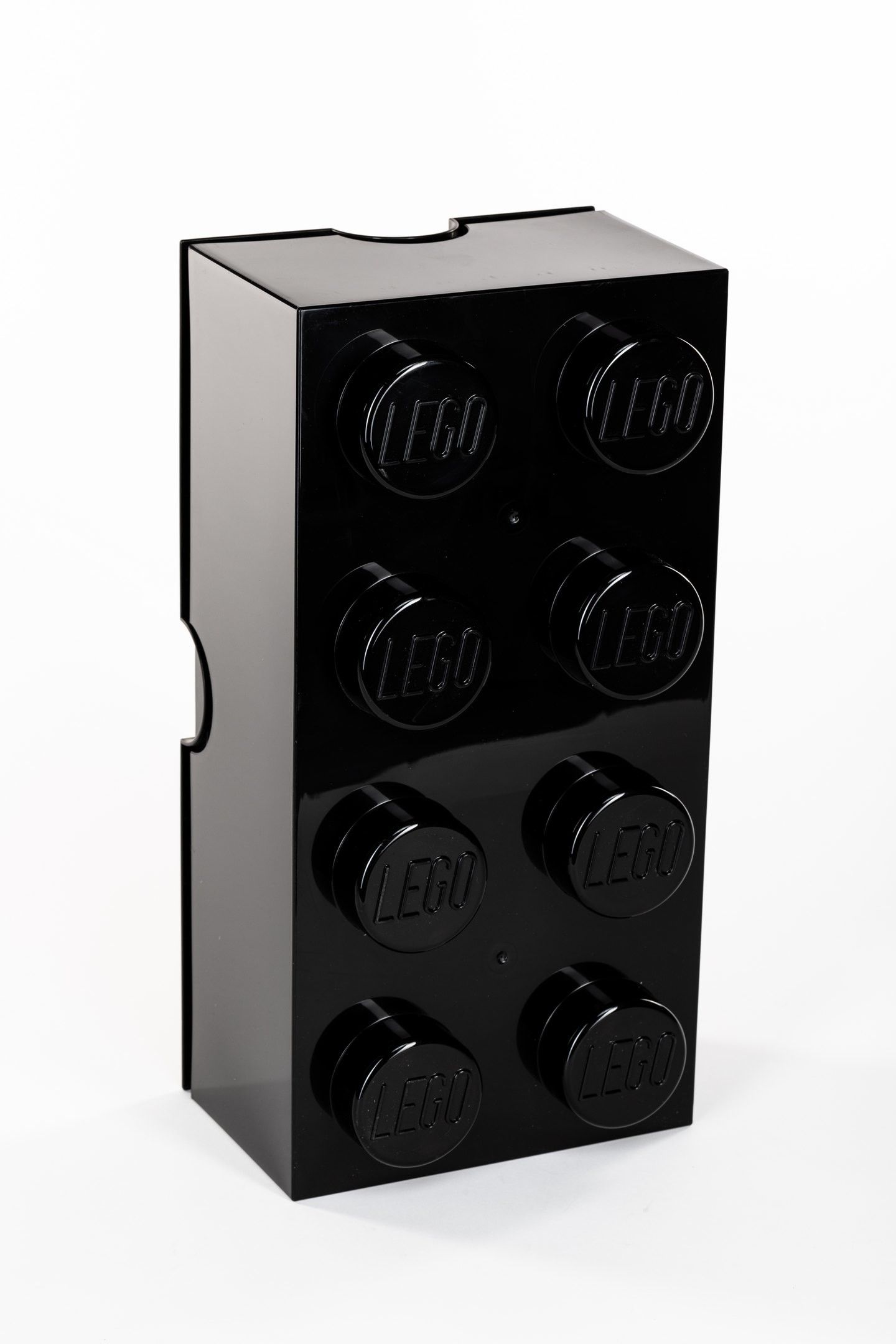 Lego Storage Brick 8, black | Franckly