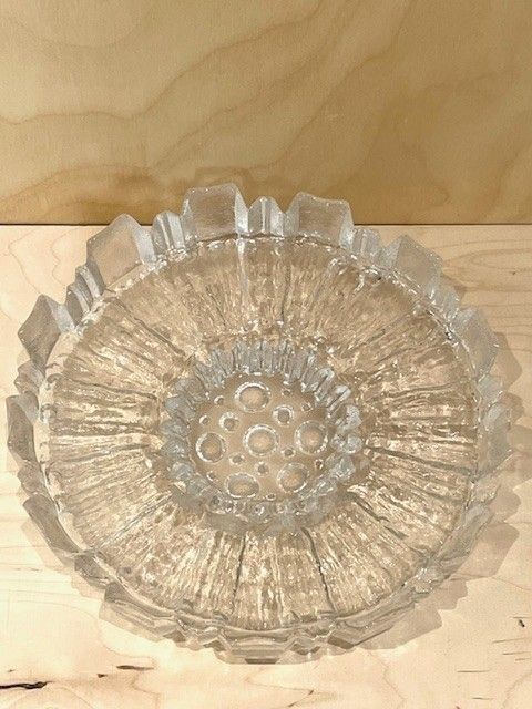 Ulpukka serving plate, clear | Franckly