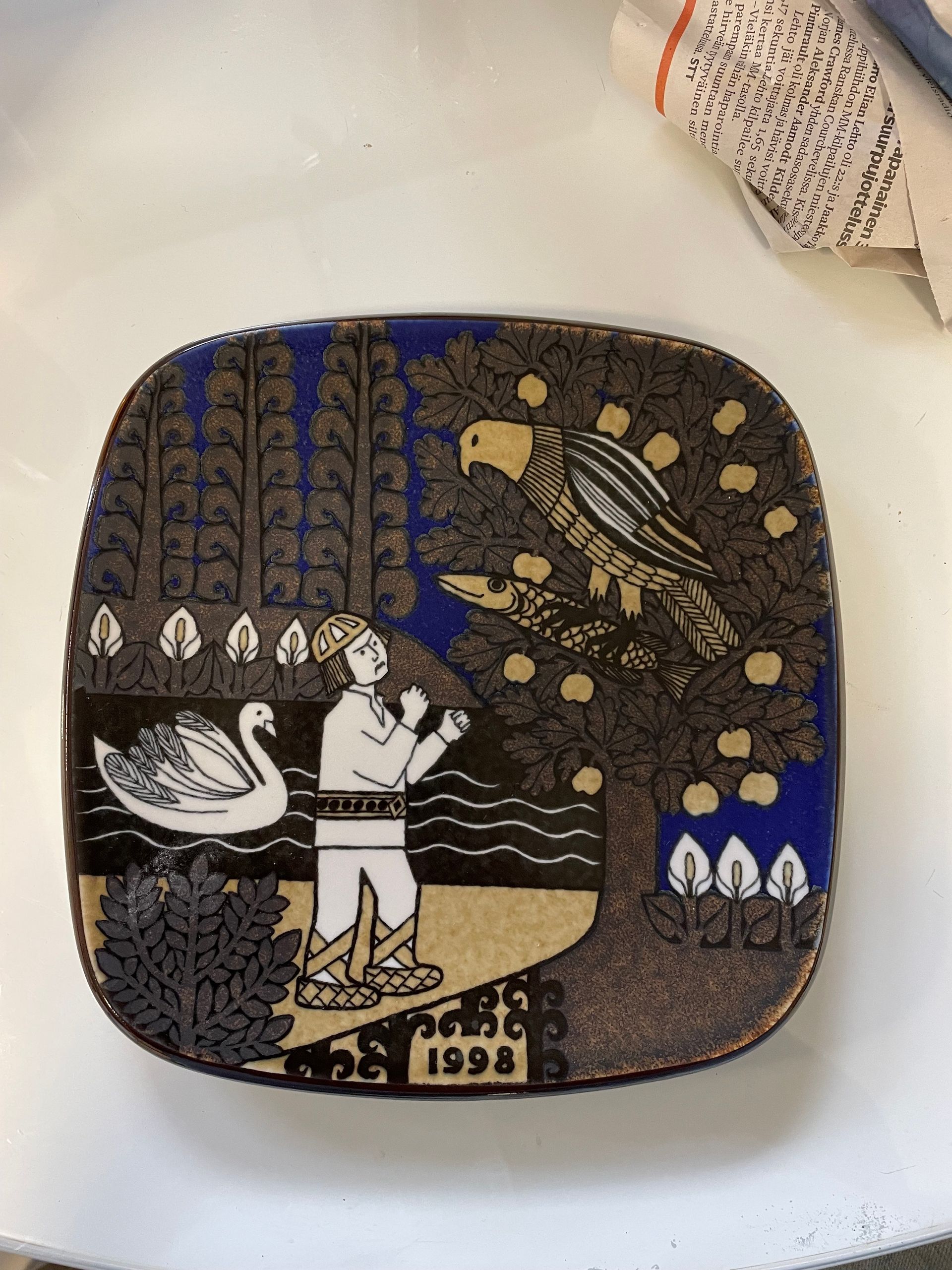 Kalevala annual plate 1998 | Franckly