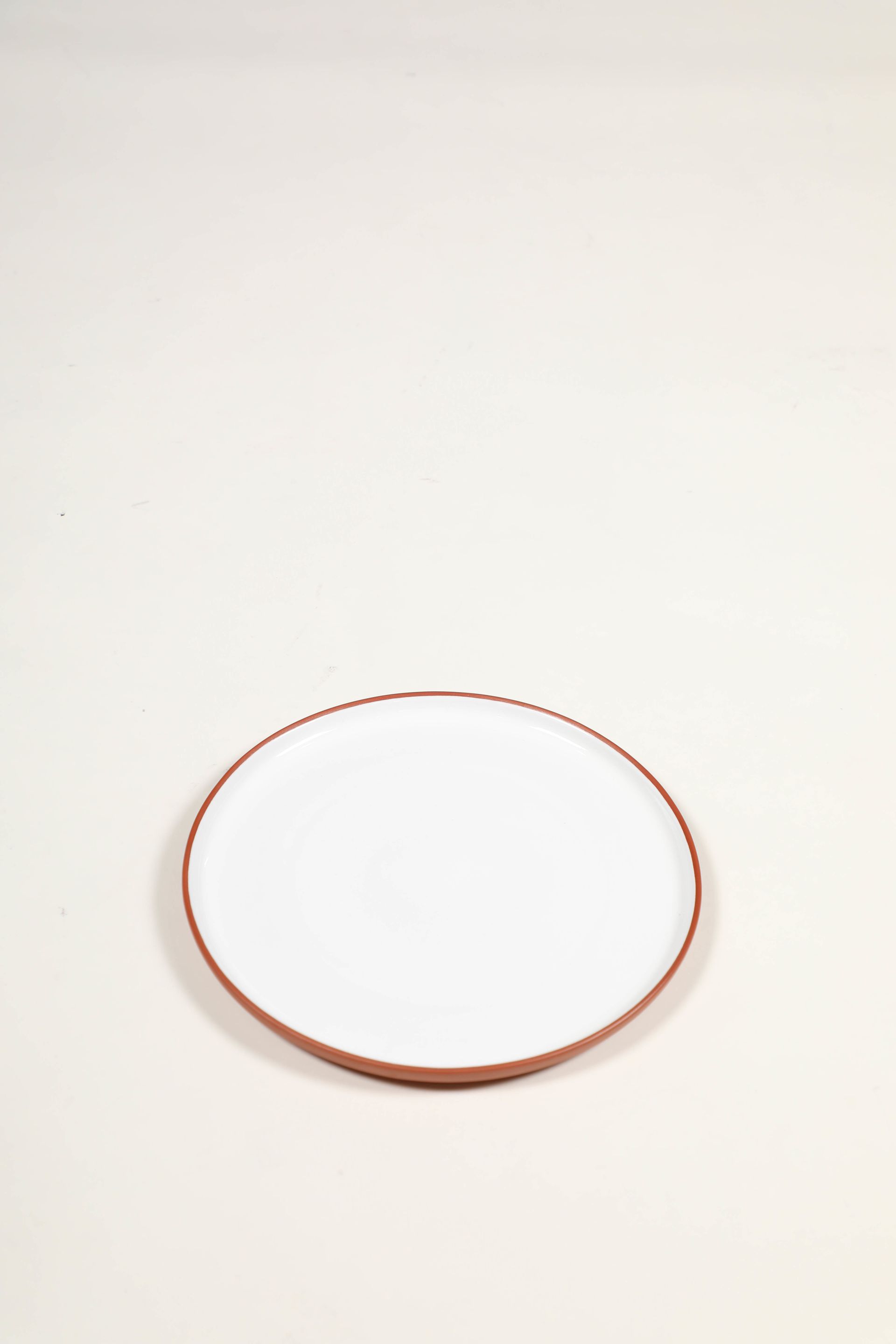 Earth dinner plate 26,5 cm, white | Franckly
