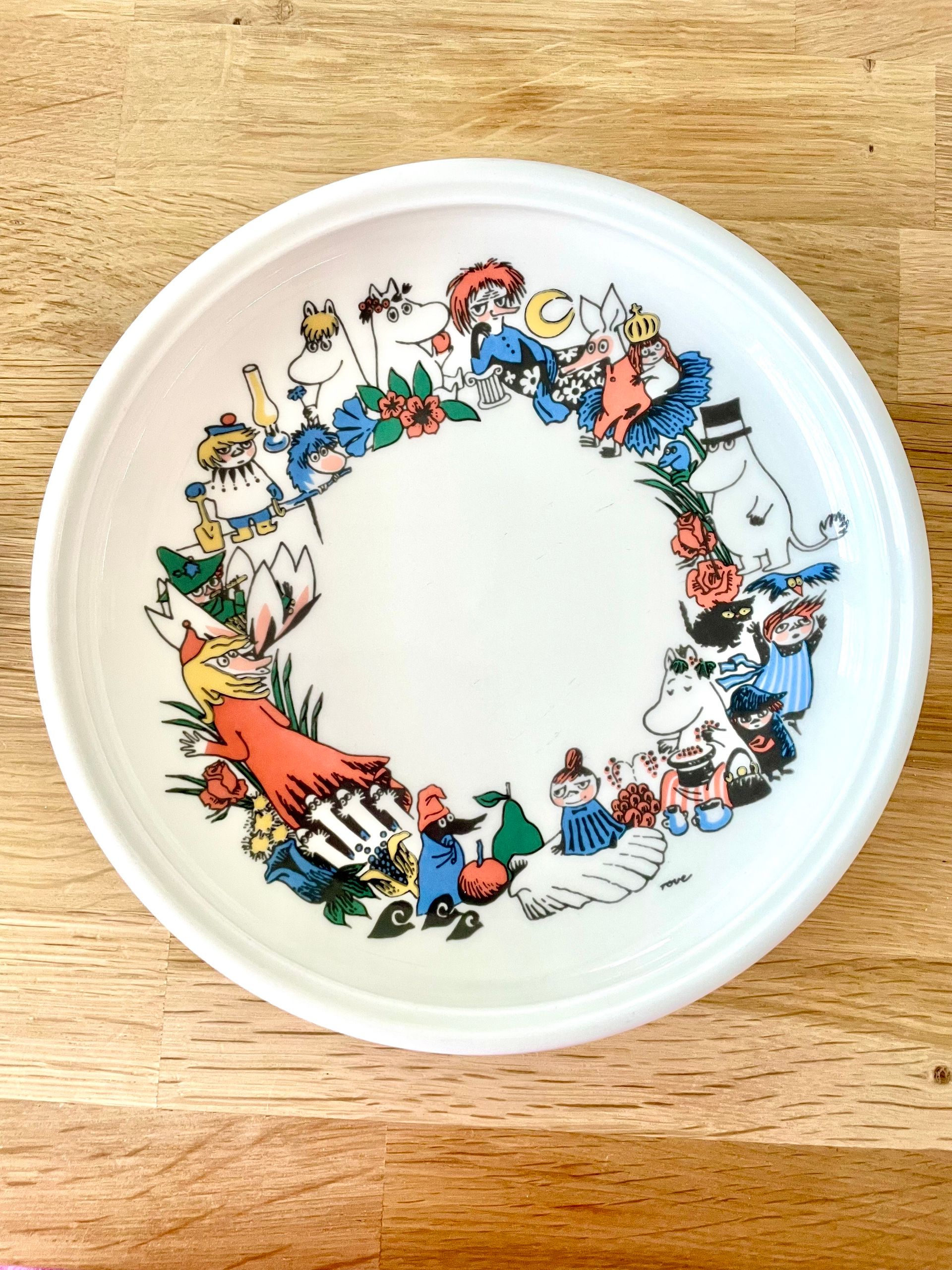 Moomin children's plate, Picnic | Franckly