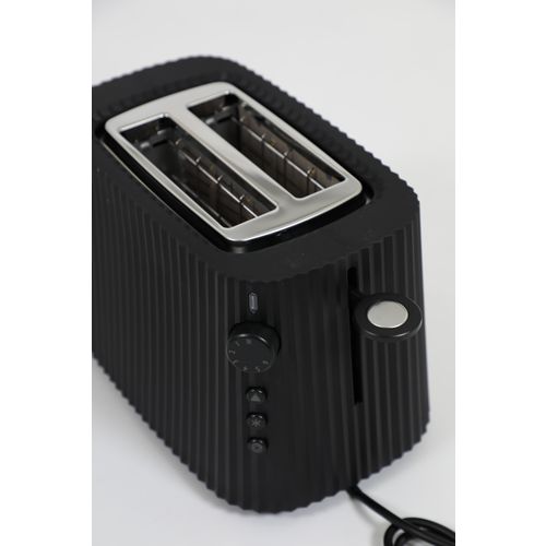 Plissé toaster, black | Franckly