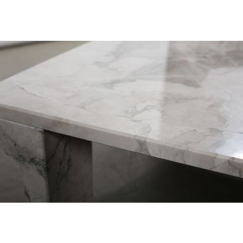 Doric coffee table, 140 x 80 cm, electric grey limestone | Franckly