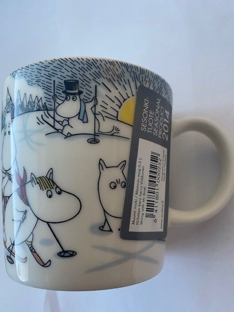 Moomin mug, Skiing with Mr. Brisk | Franckly
