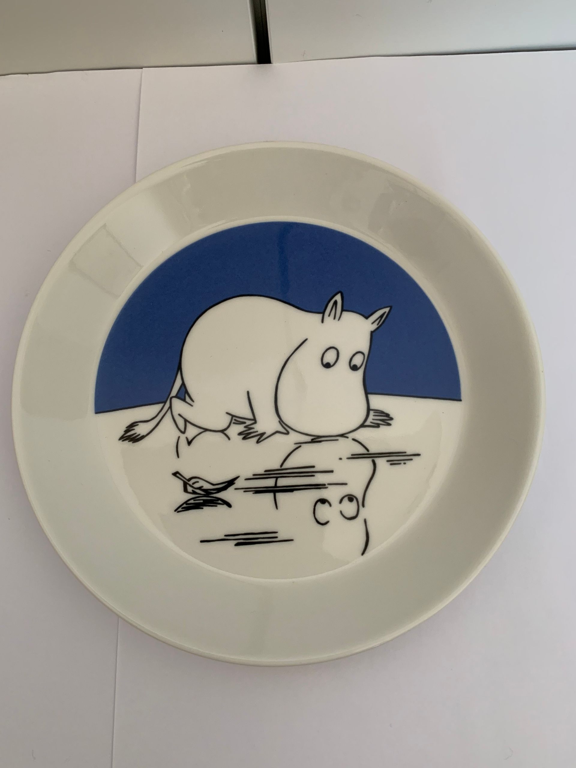Moomin plate, Moomintrol on ice | Franckly