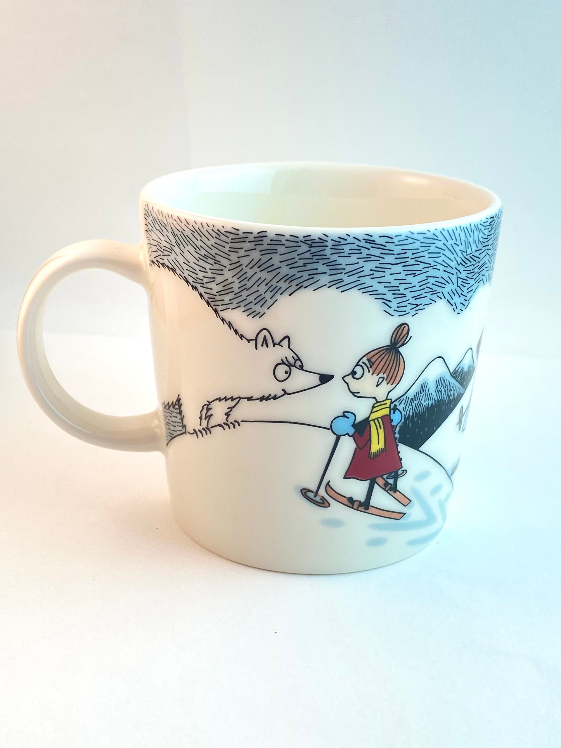Moomin mug, Skiing with Mr. Brisk | Franckly