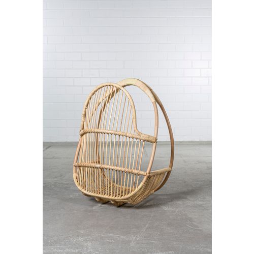 Aulis hanging chair, classic, natural | Franckly