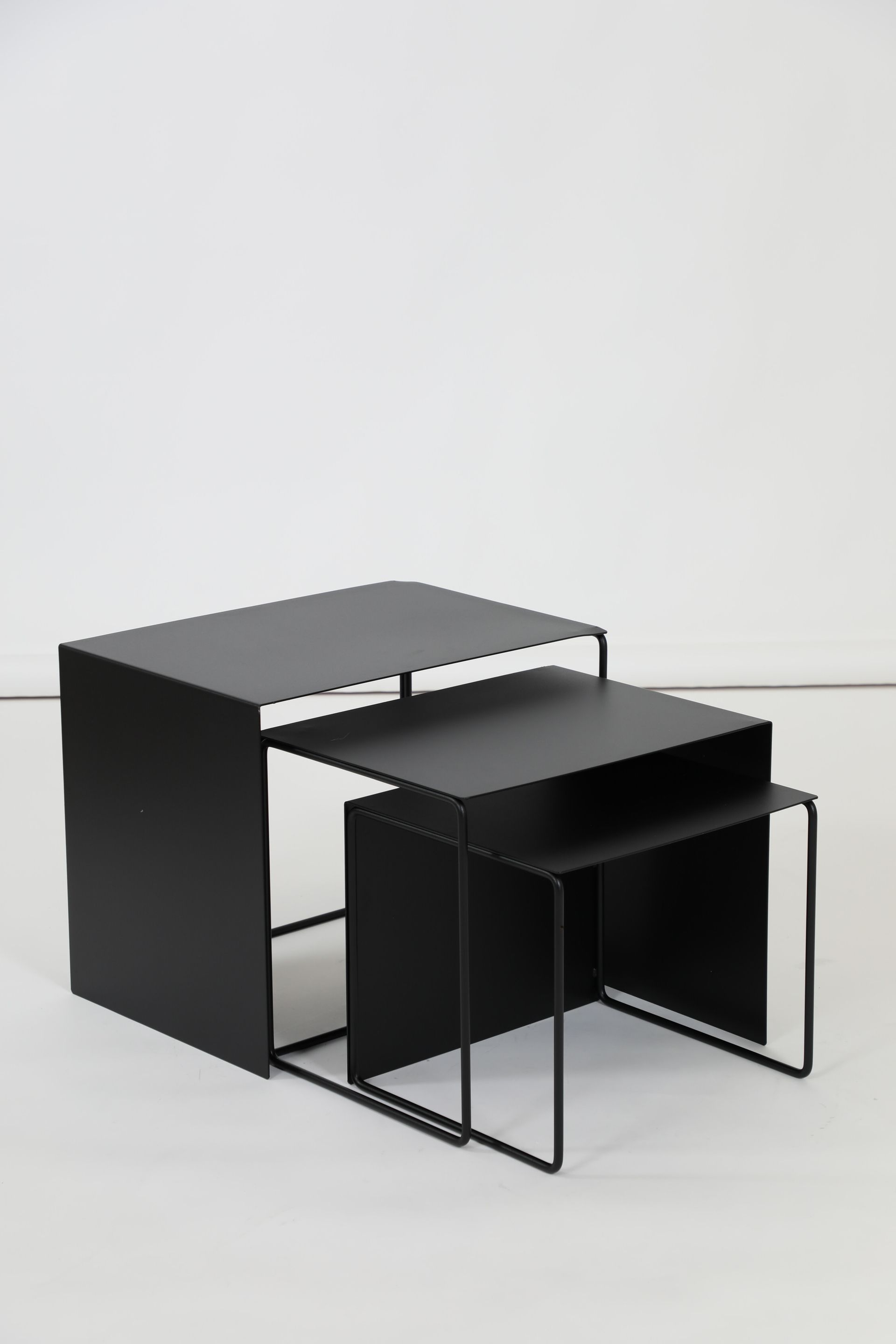 Cluster tables 3 pcs, black | Franckly