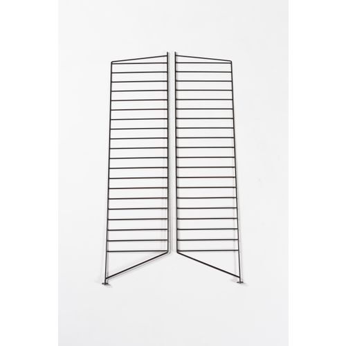 String floor panel, 115 x 30 cm, 2-pack, black | Franckly