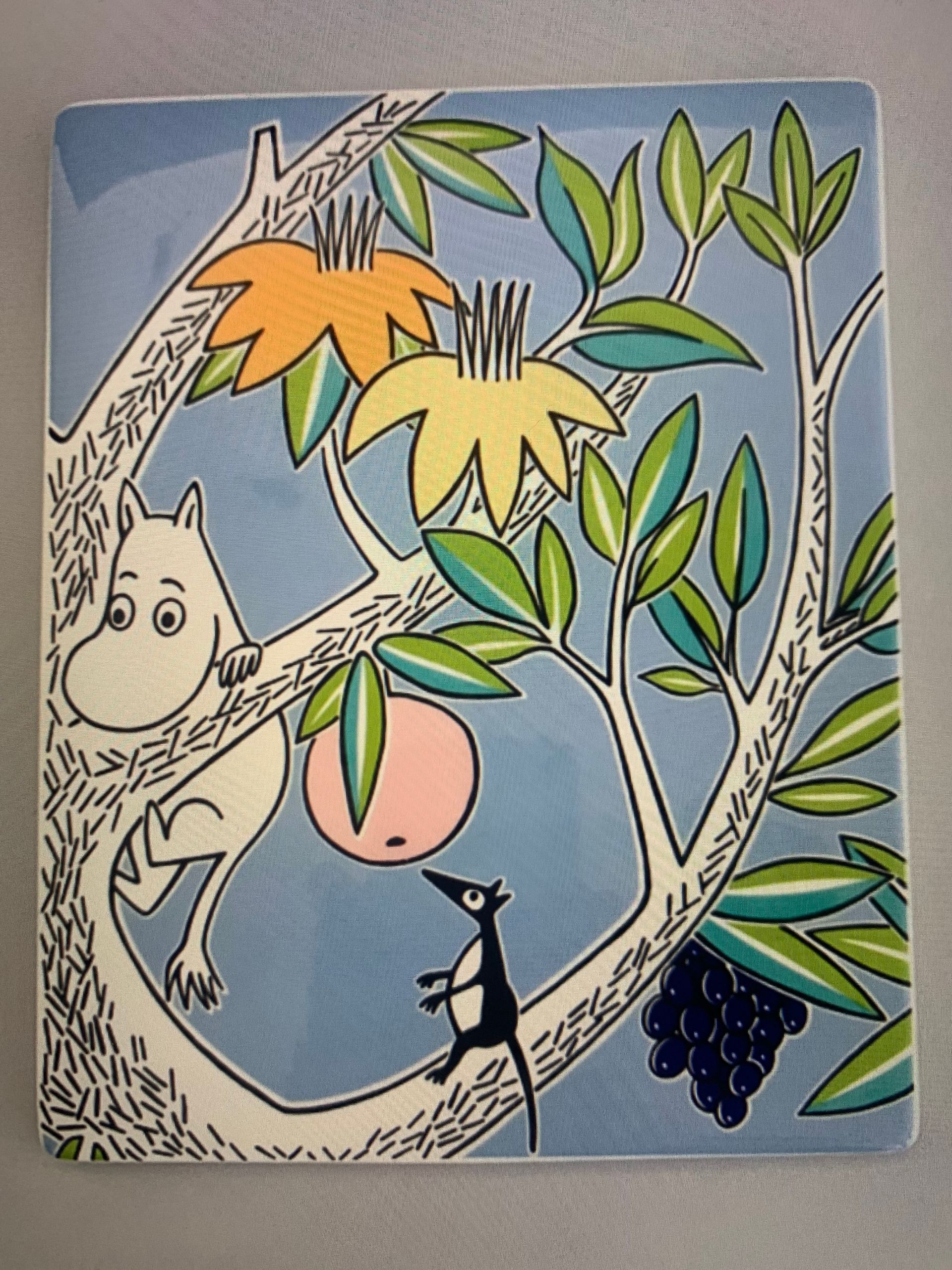 Moomin deco tree 151 x 189 mm, Moomintroll | Franckly