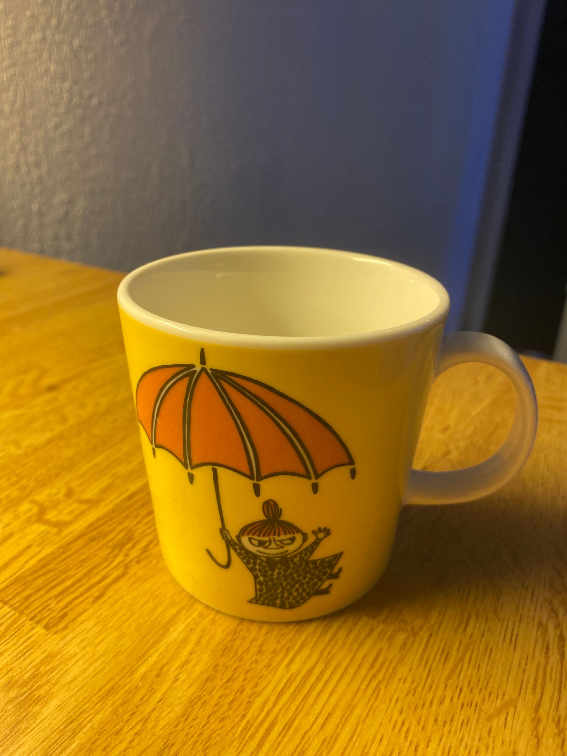 Moomin mug, Little My, yellow | Franckly