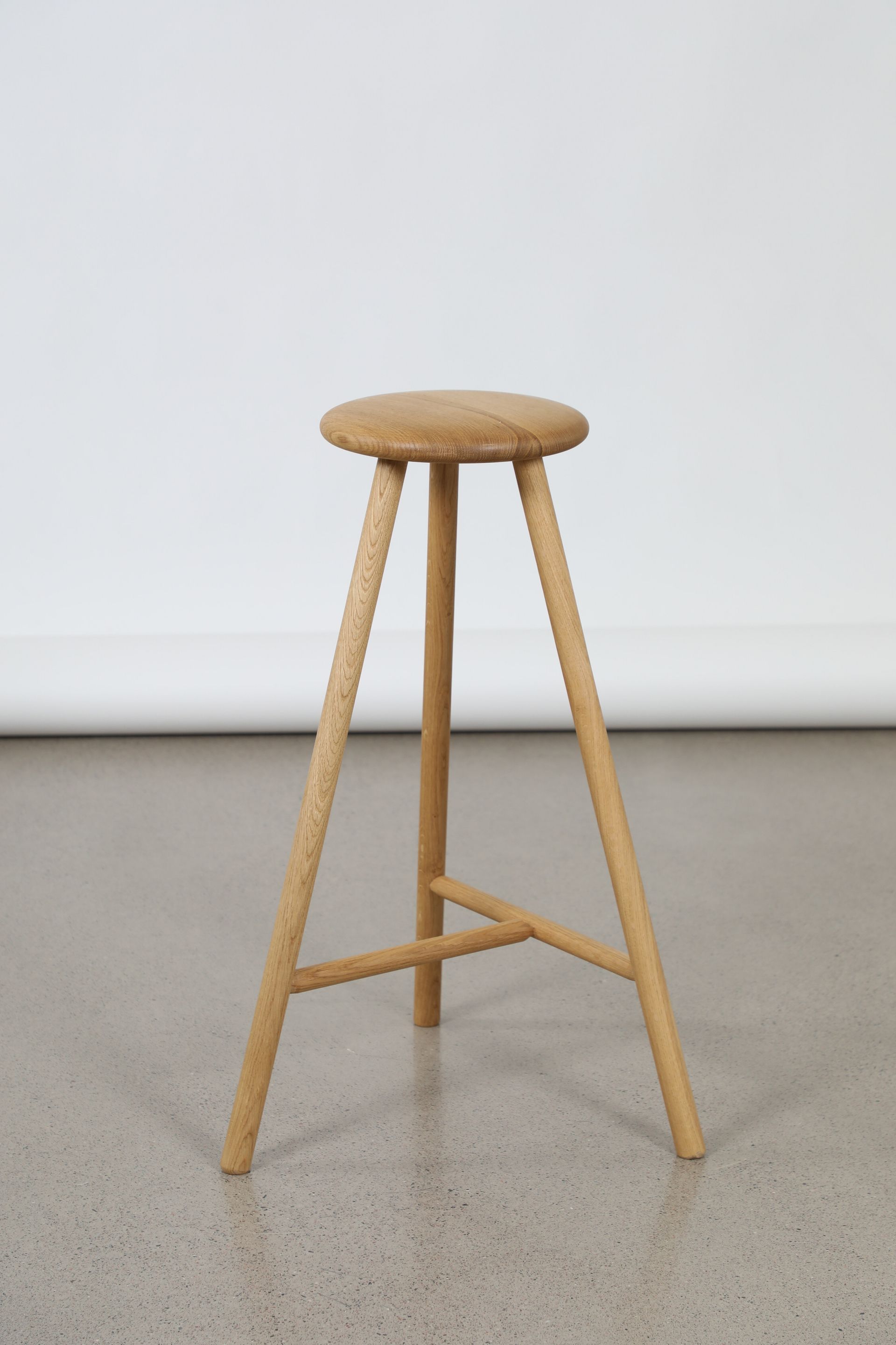 Perch bar stool 75 cm, oak | Franckly