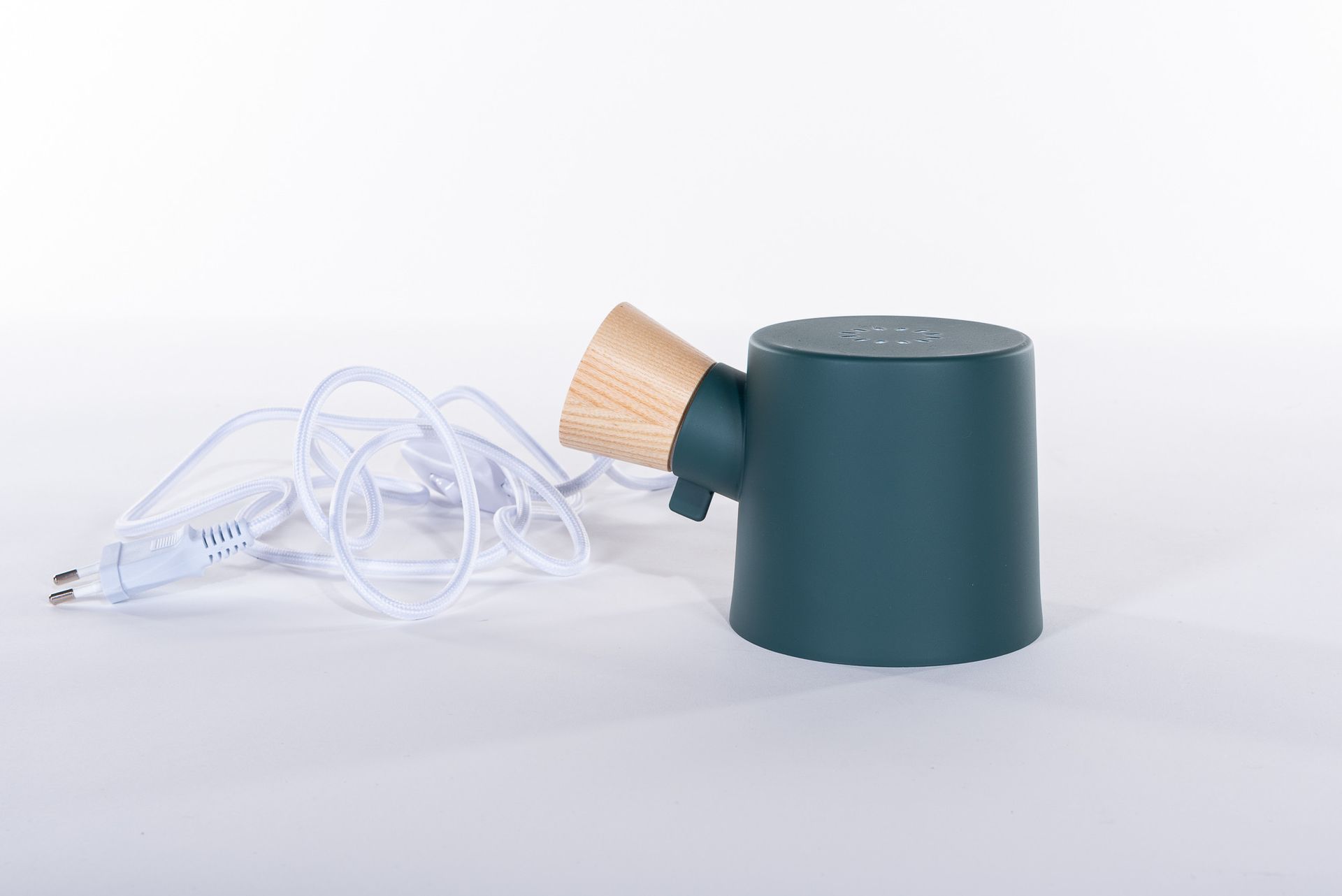 Rise wall lamp, petrol green | Franckly