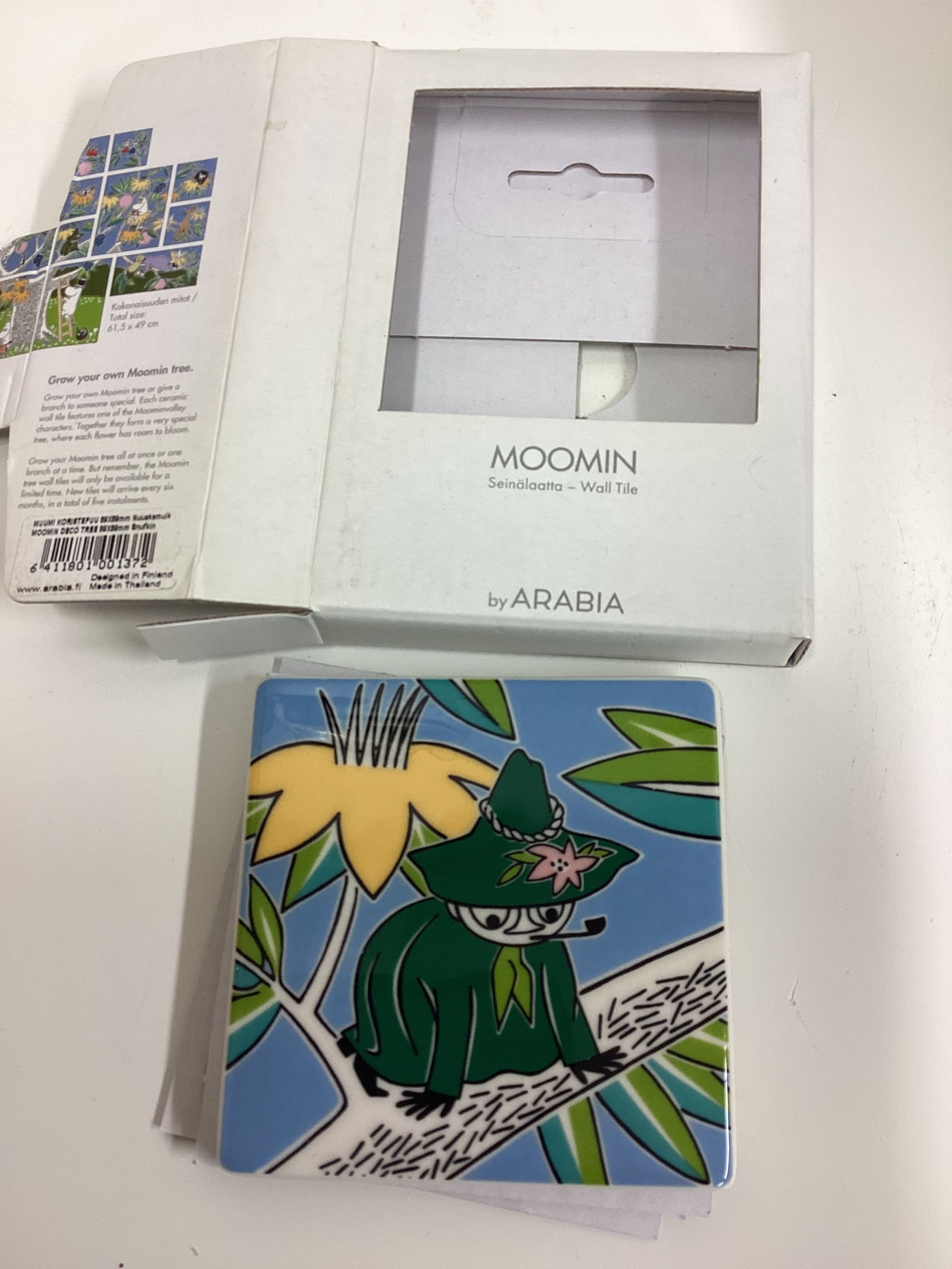 Moomin deco tree 89 x 89 mm, Snufkin | Franckly