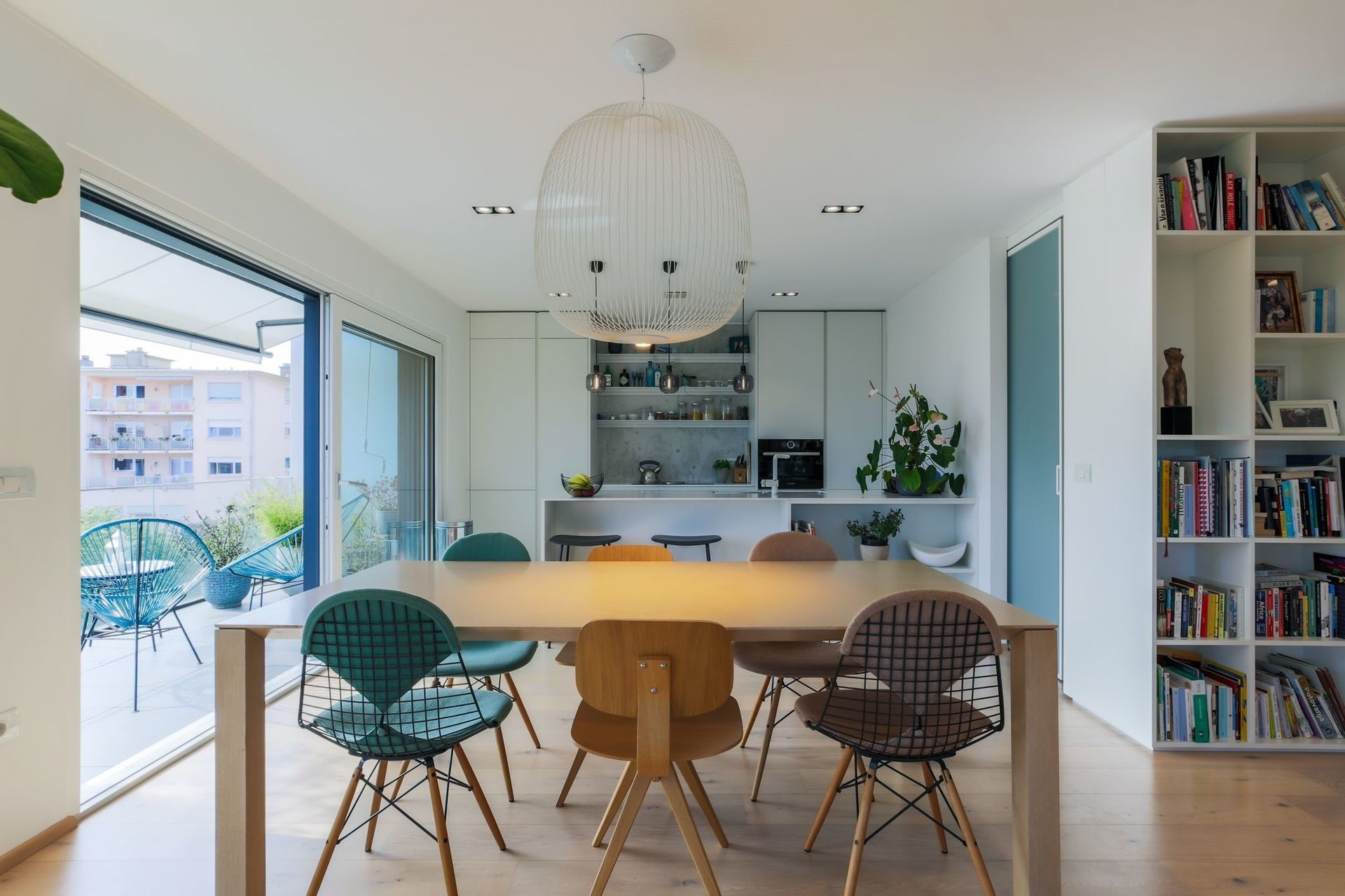 Spokes 2 Large pendant, white | Franckly