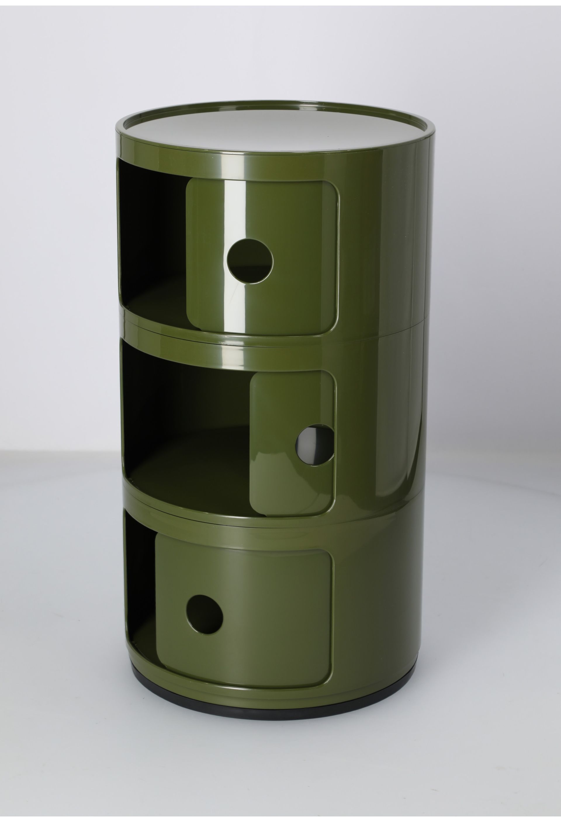 Componibili storage unit, 3 modules, green | Franckly