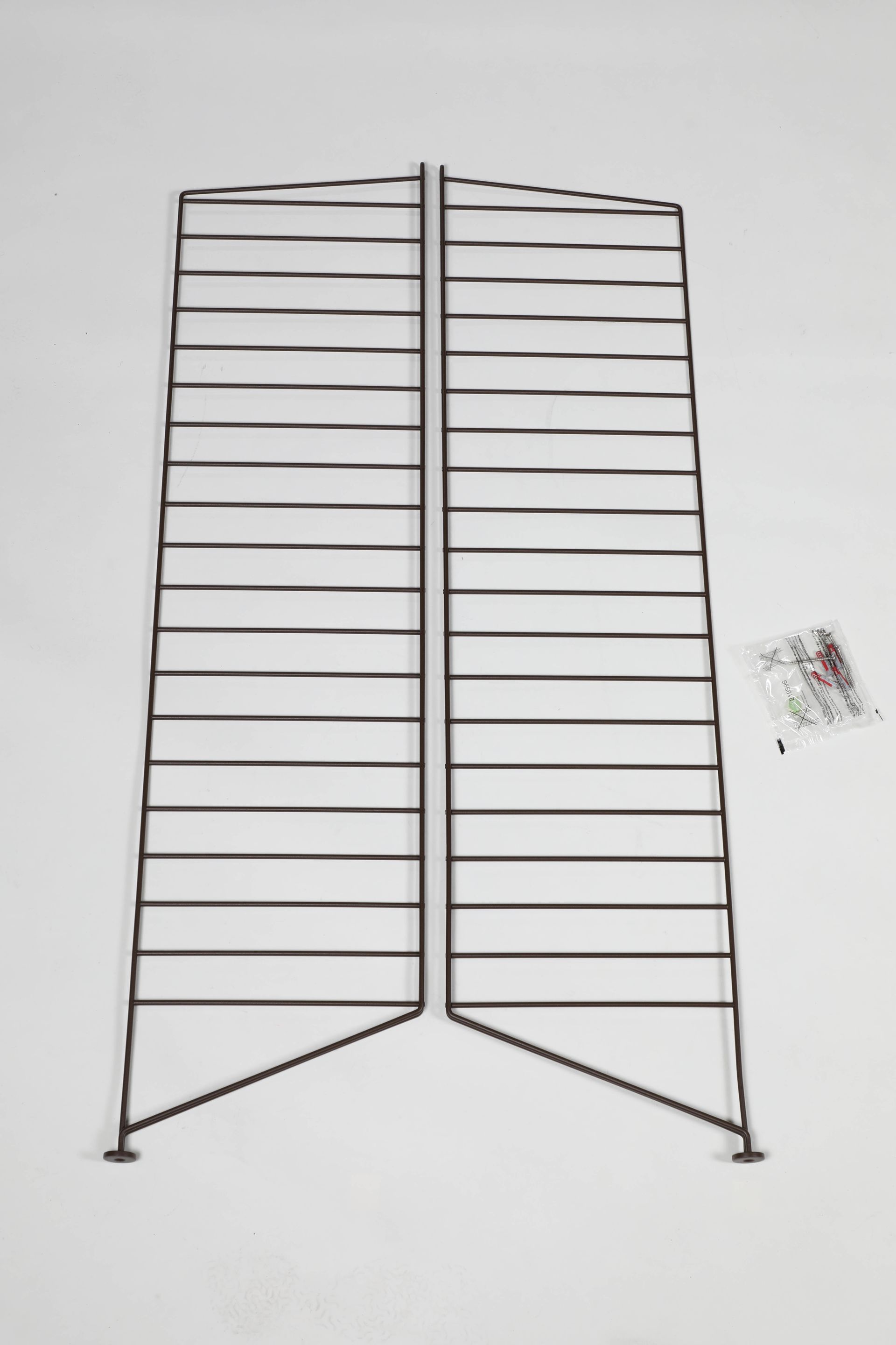 String floor panel 115 x 30 cm, brown, 2 pcs | Franckly