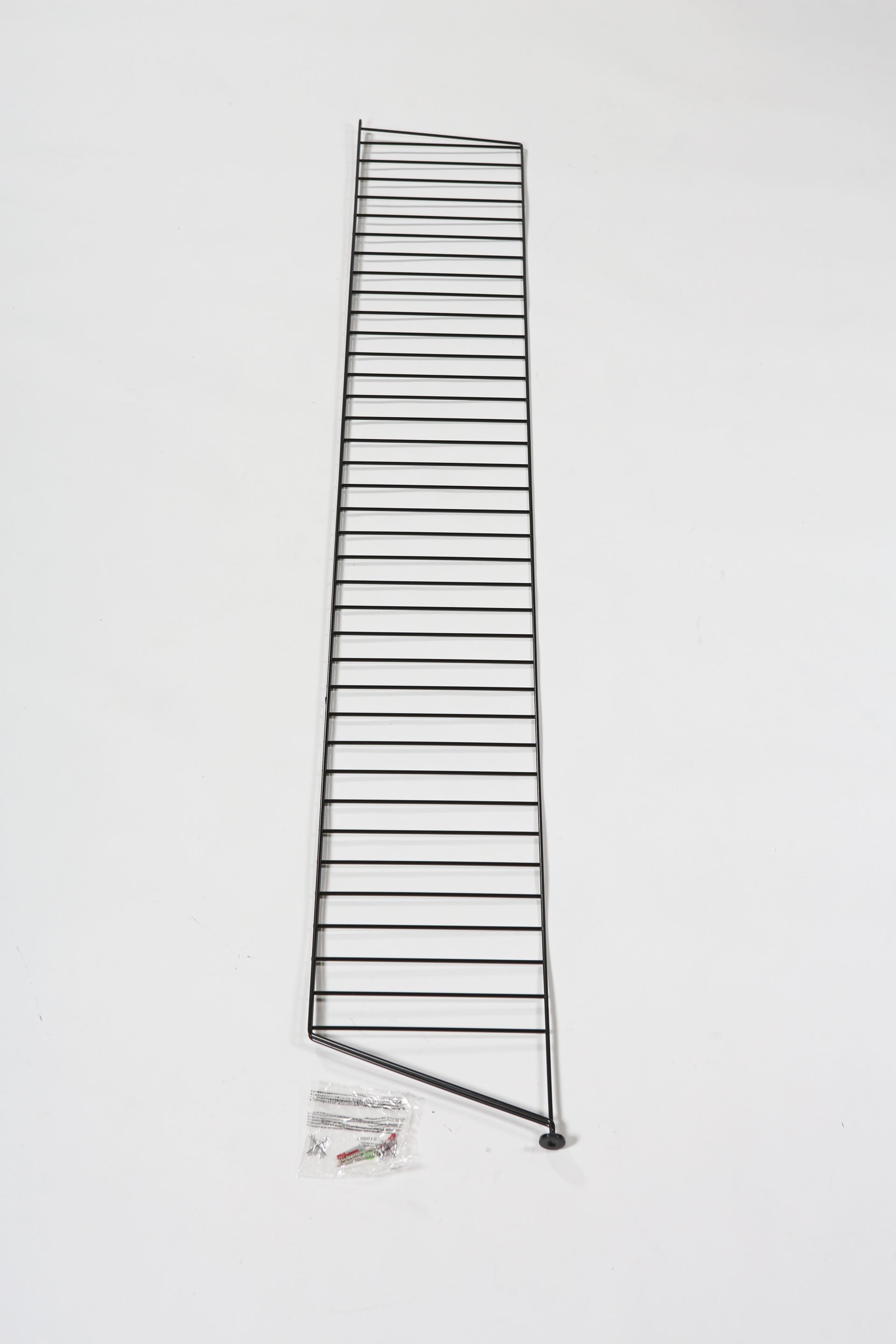 String floor panel 200 x 30 cm, black | Franckly