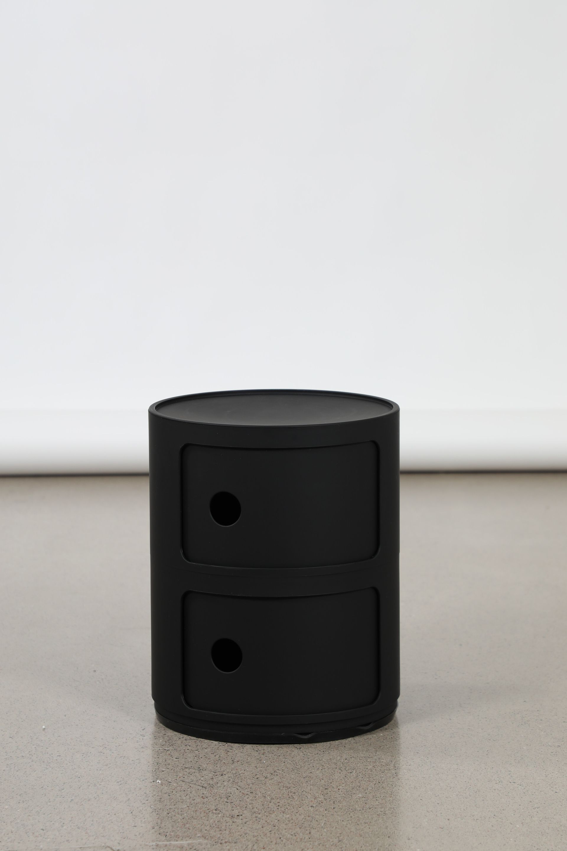 Componibili Recycled storage unit, 2 modules, matt black | Franckly