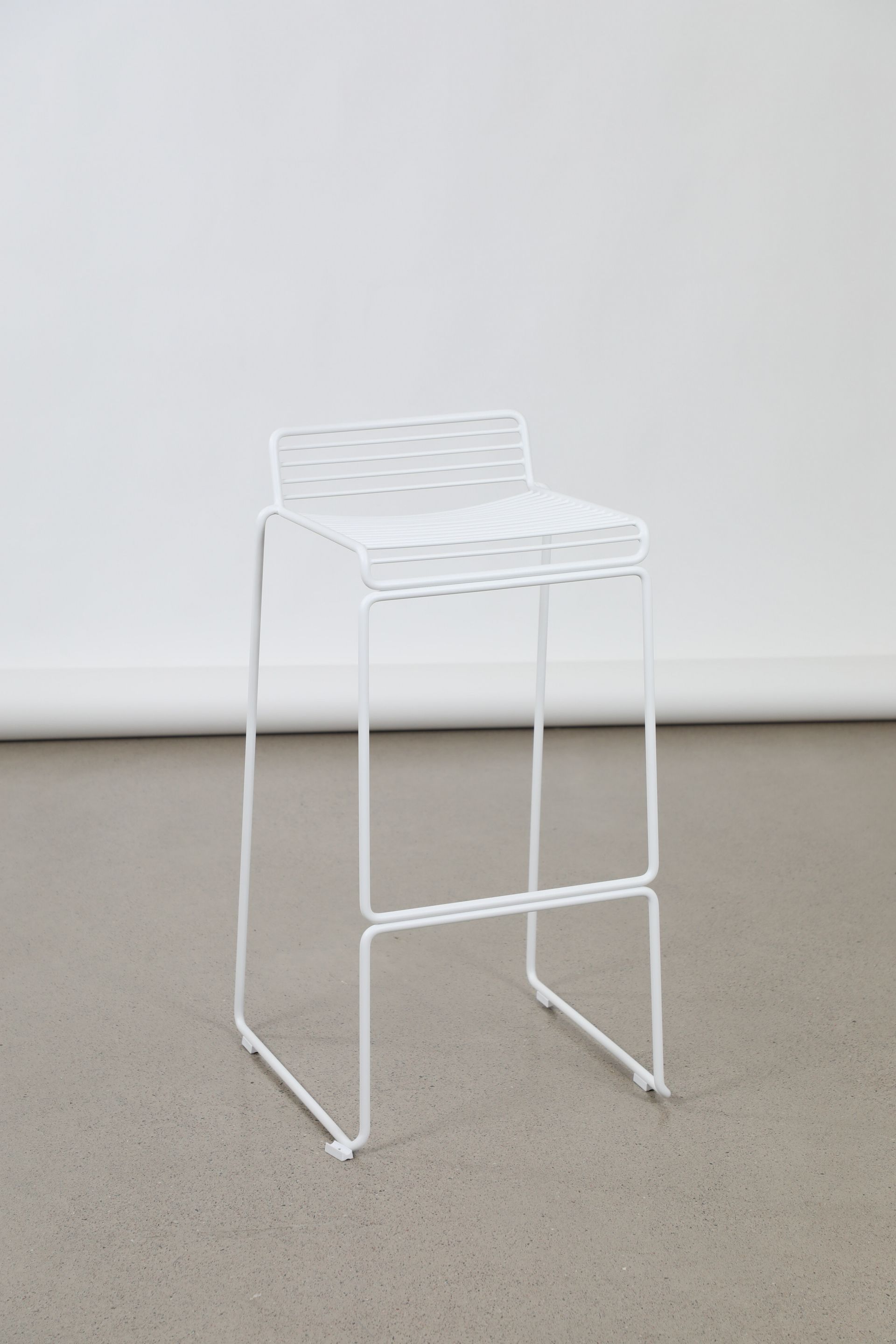 Hee bar stool, white, 75 cm | Franckly