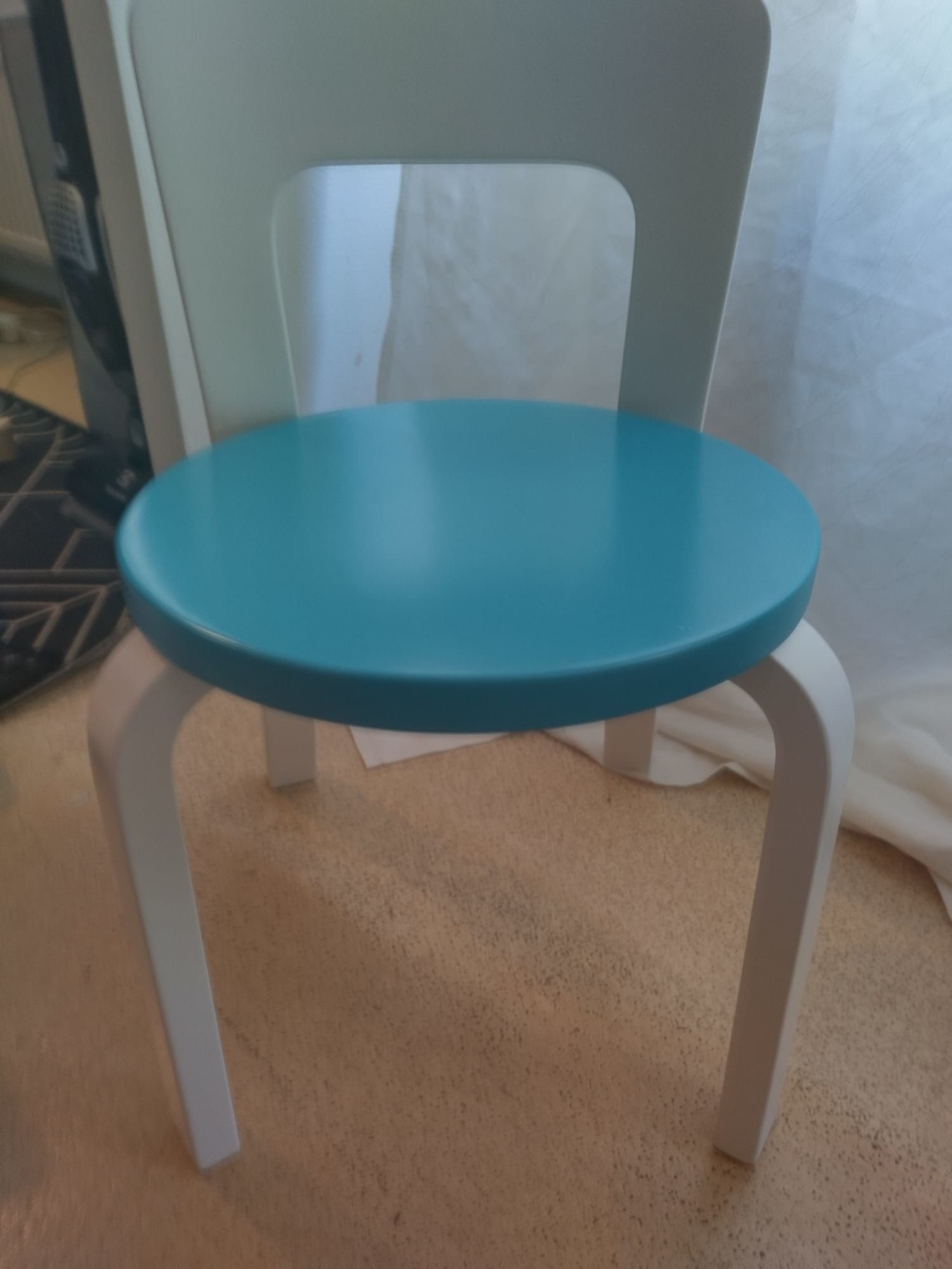 Aalto children's chair N65, blue | Franckly