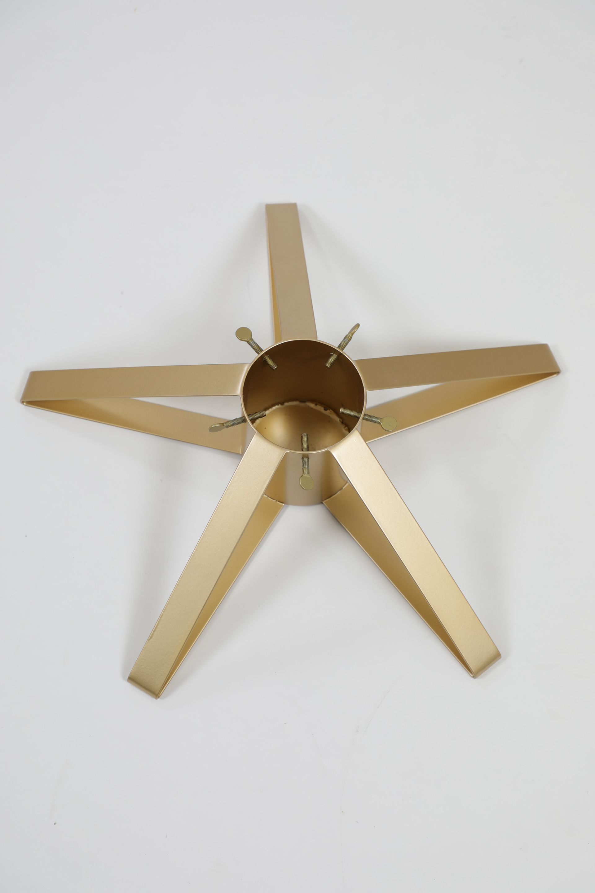 Christmas tree foot, brass | Franckly
