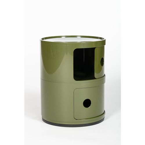 Componibili storage unit, 2 modules, green | Franckly