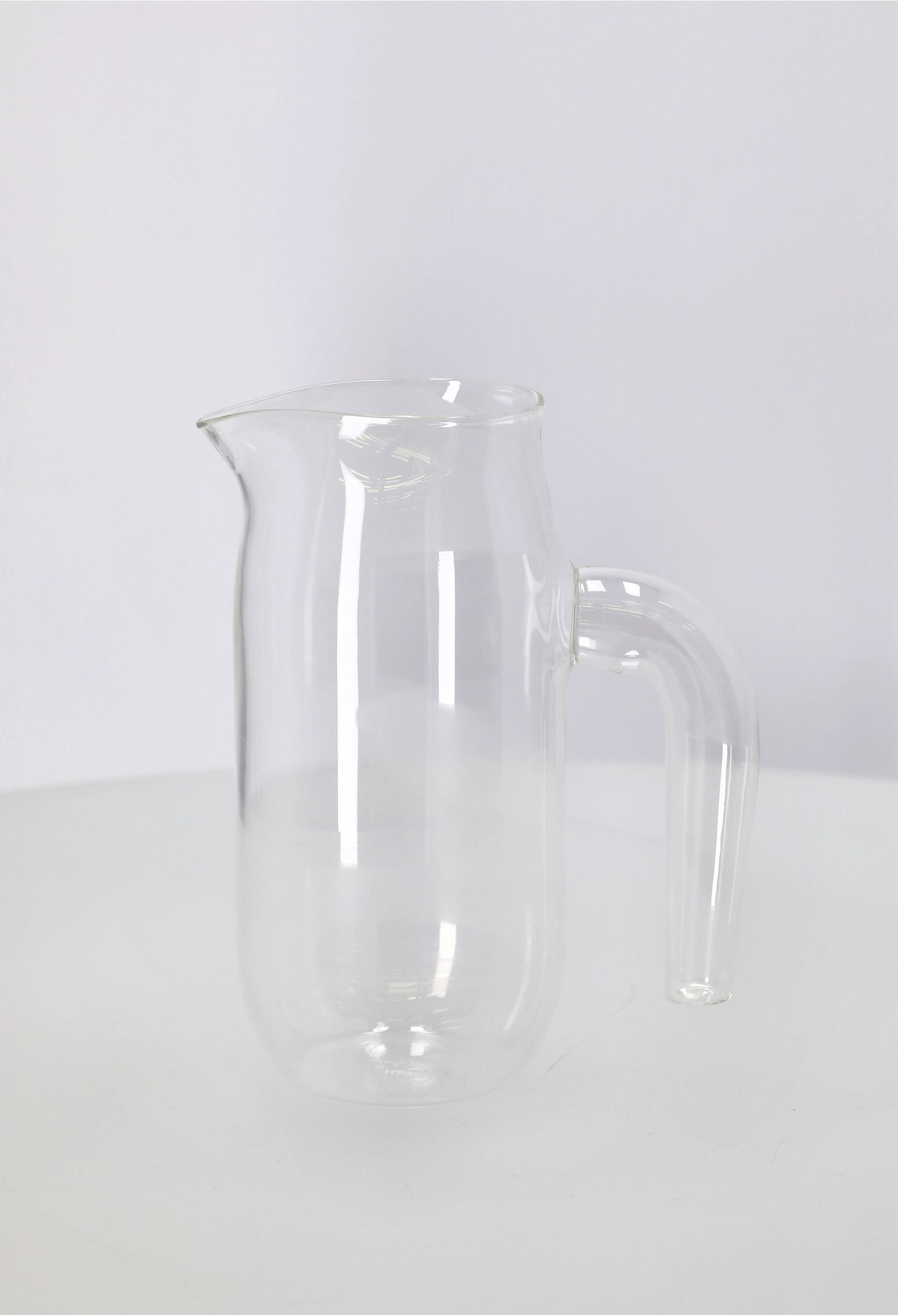Jug with handle, L, clear | Franckly