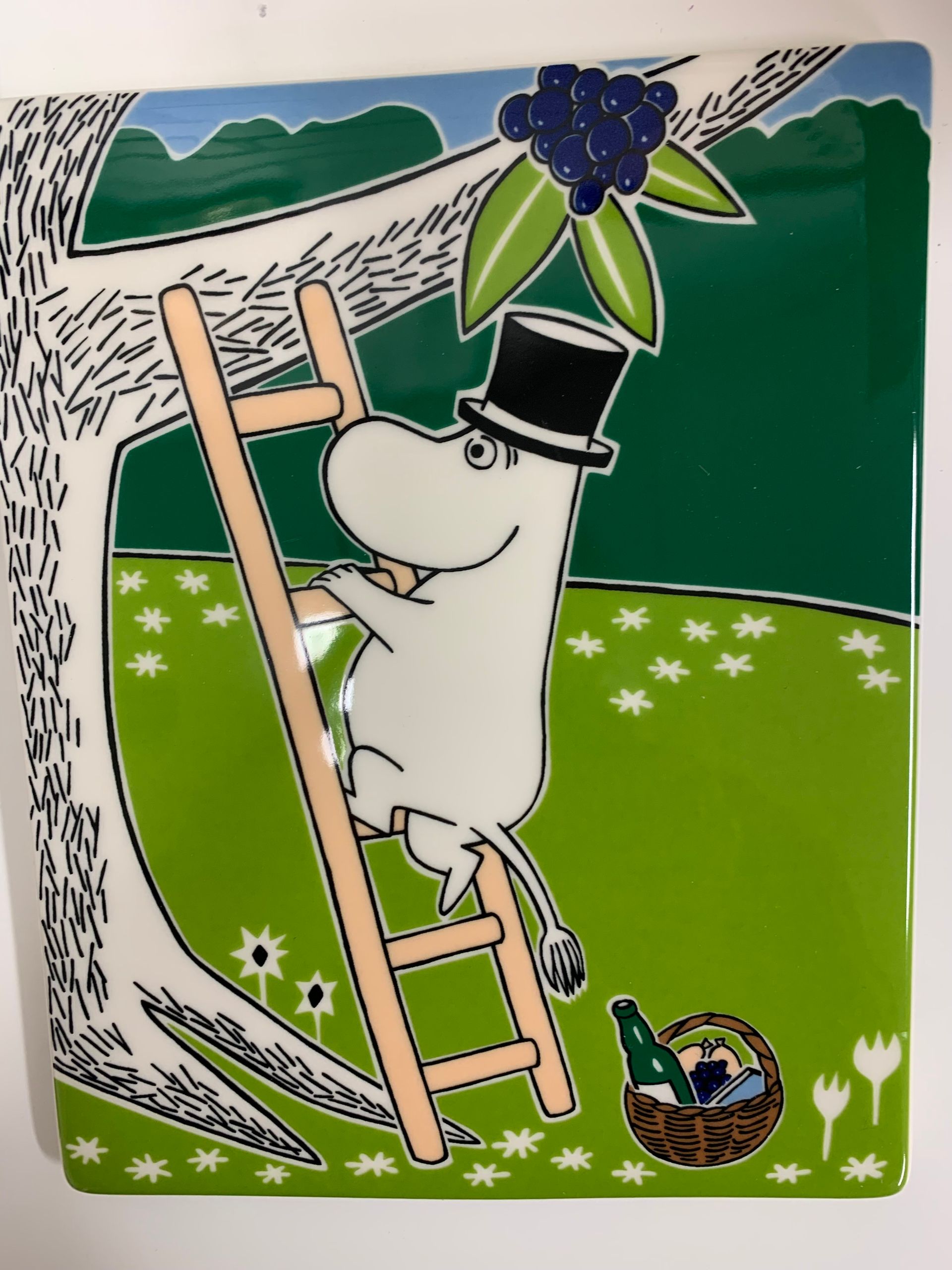 Moomin deco tree 151 x 189 mm, Moominpappa | Franckly