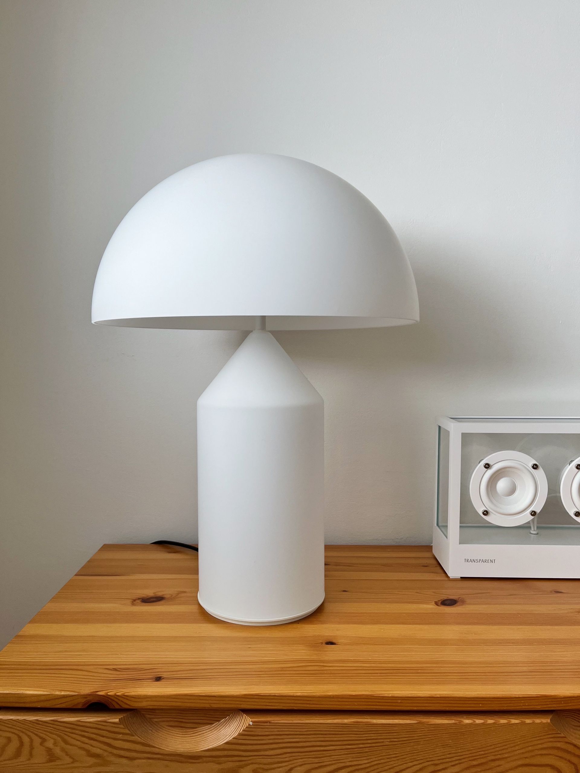 Atollo 237 table lamp, white | Franckly