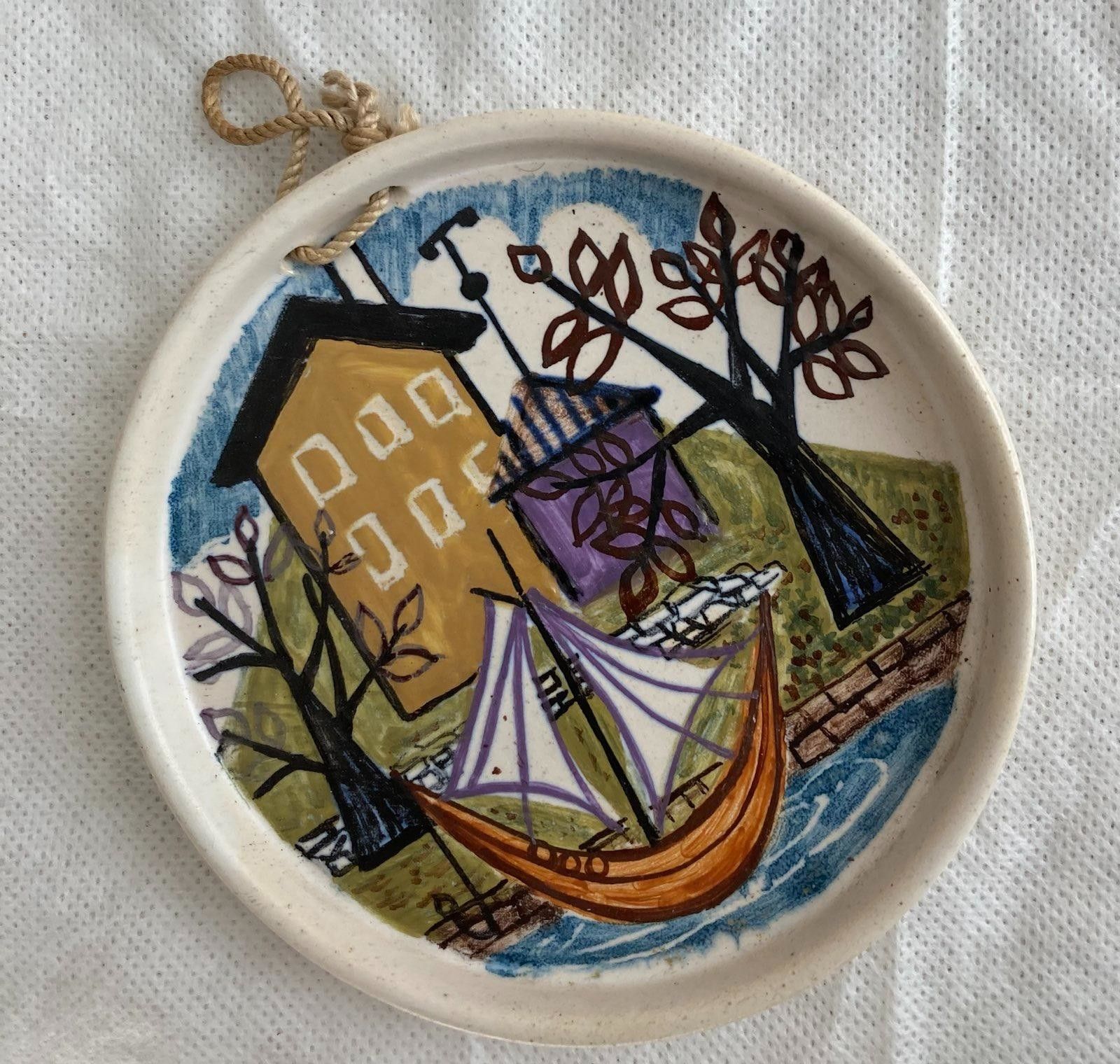 Laila Zink wall plate small Cityscape | Franckly