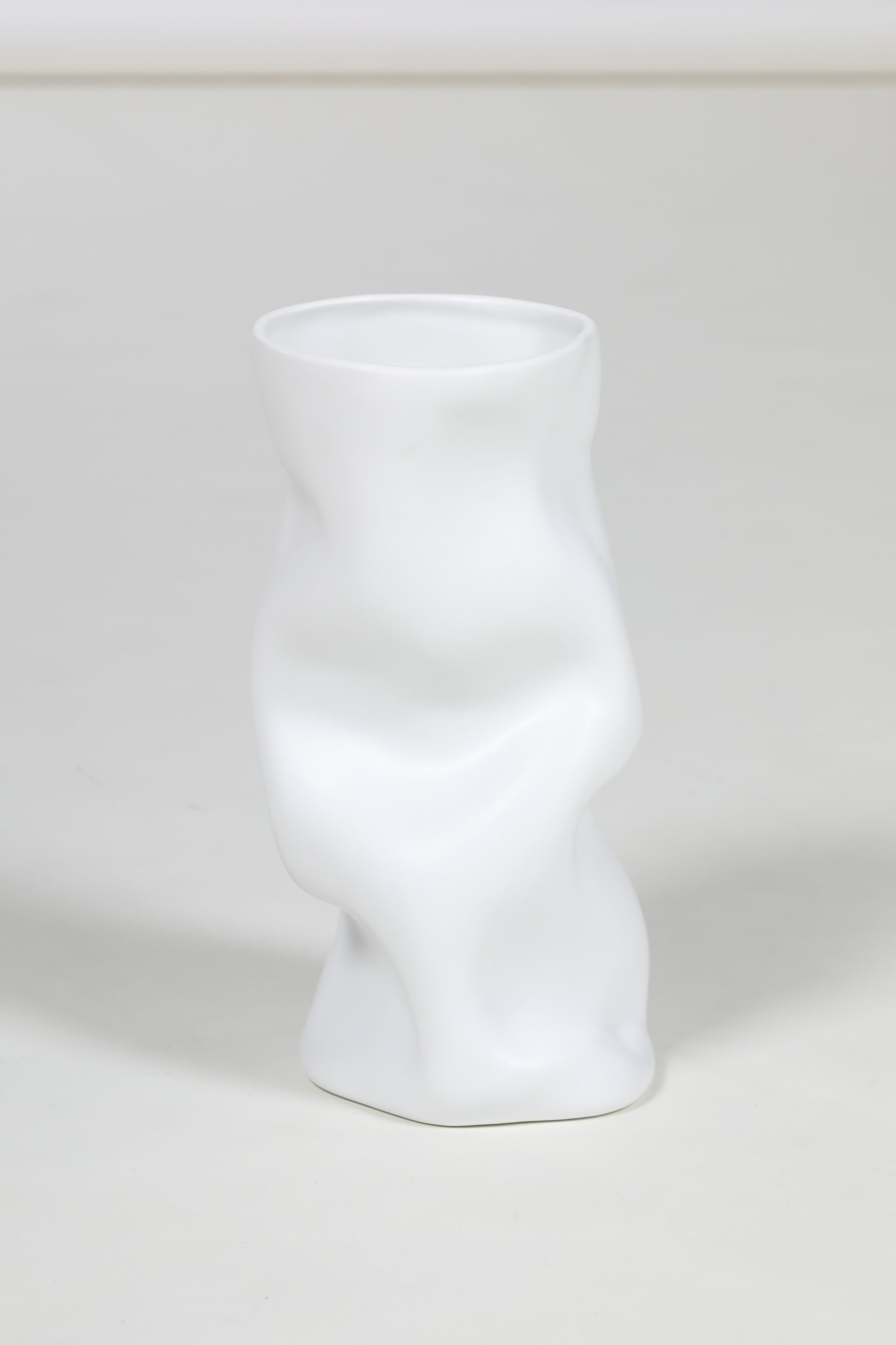 Collapse vase, 30 cm, white | Franckly