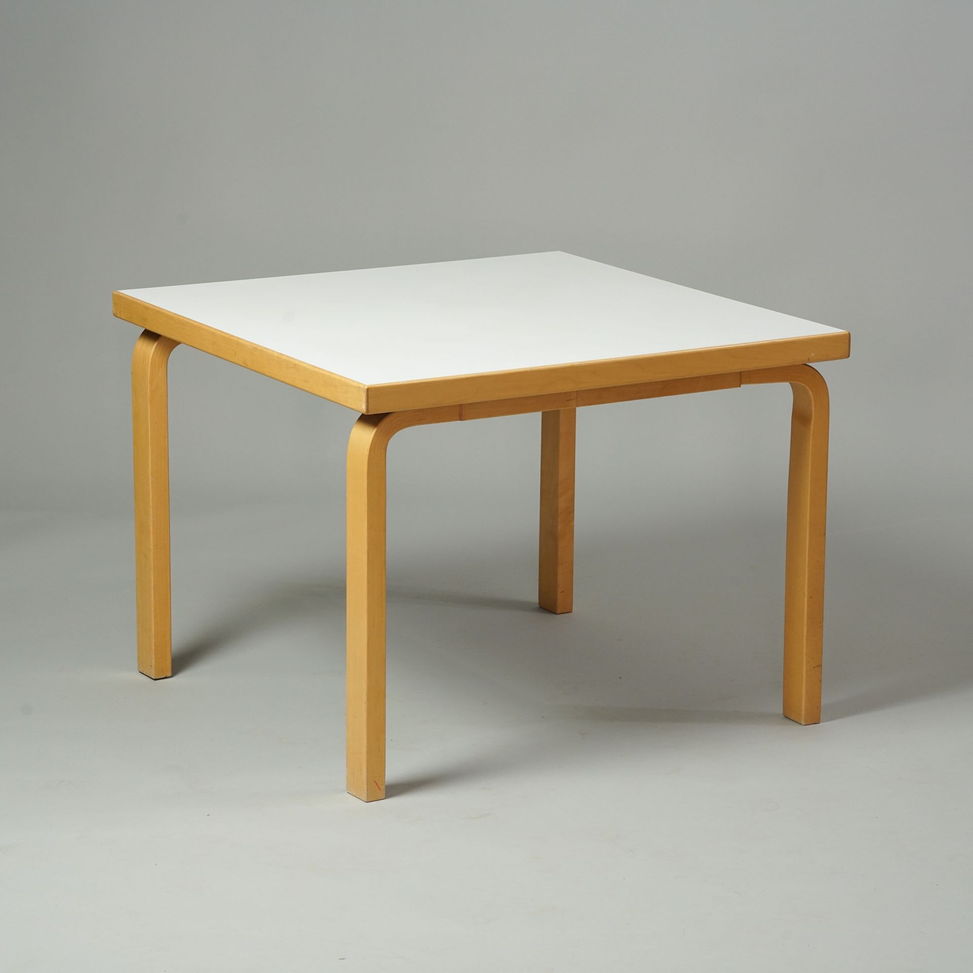 Aalto coffee table 75x75 cm, birch - white | Franckly