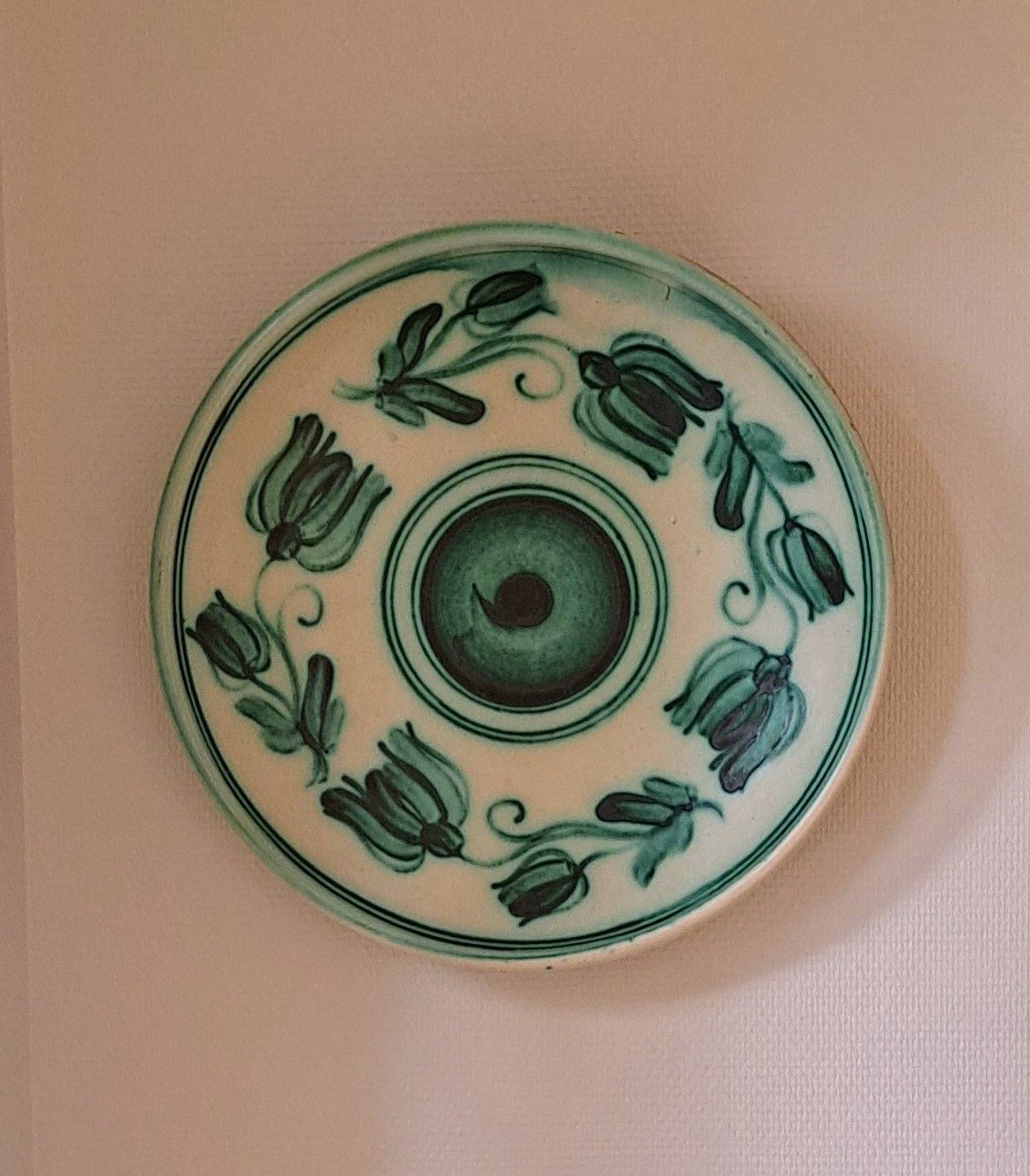 Decorative plate, green | Franckly