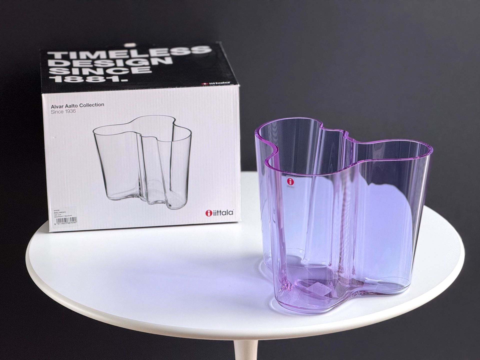 Iittala Aalto vase 160 mm, amethyst | Franckly