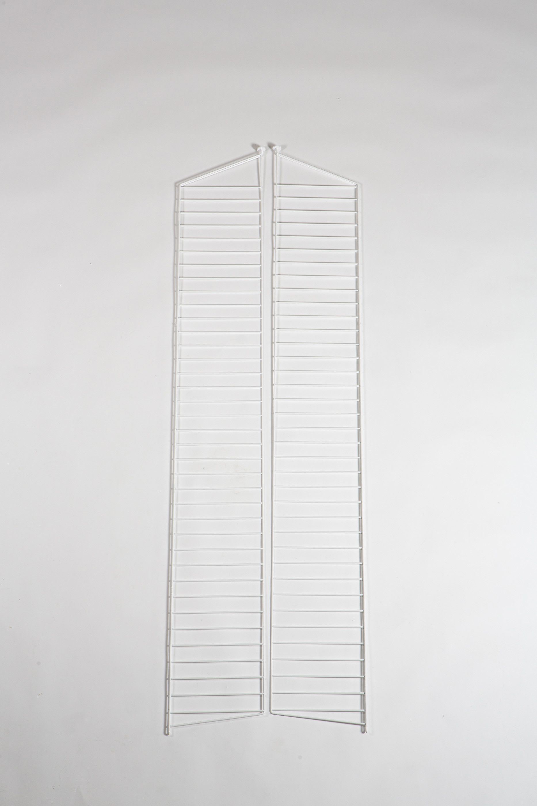 String floor panel 200 x 30 cm, white, 2 pcs | Franckly