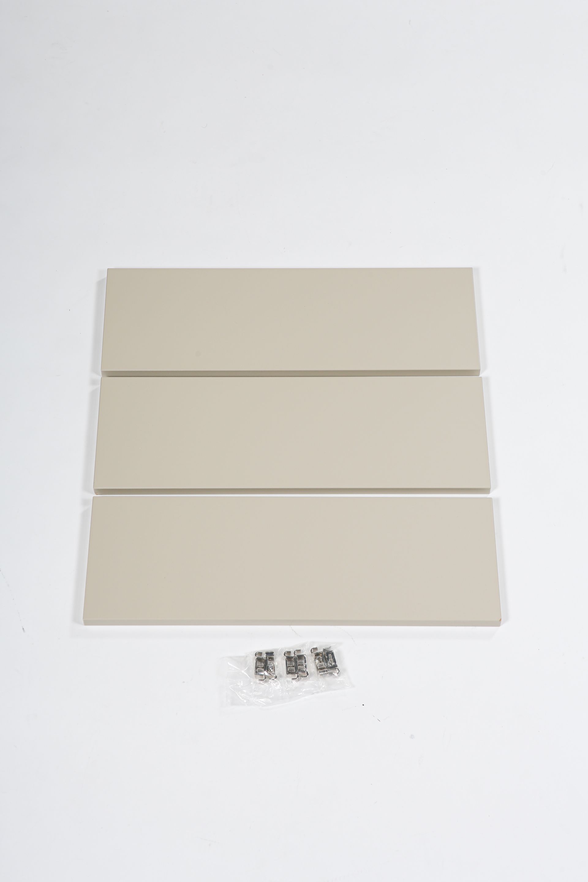 String shelf 58 x 20 cm, beige, 3 pcs | Franckly