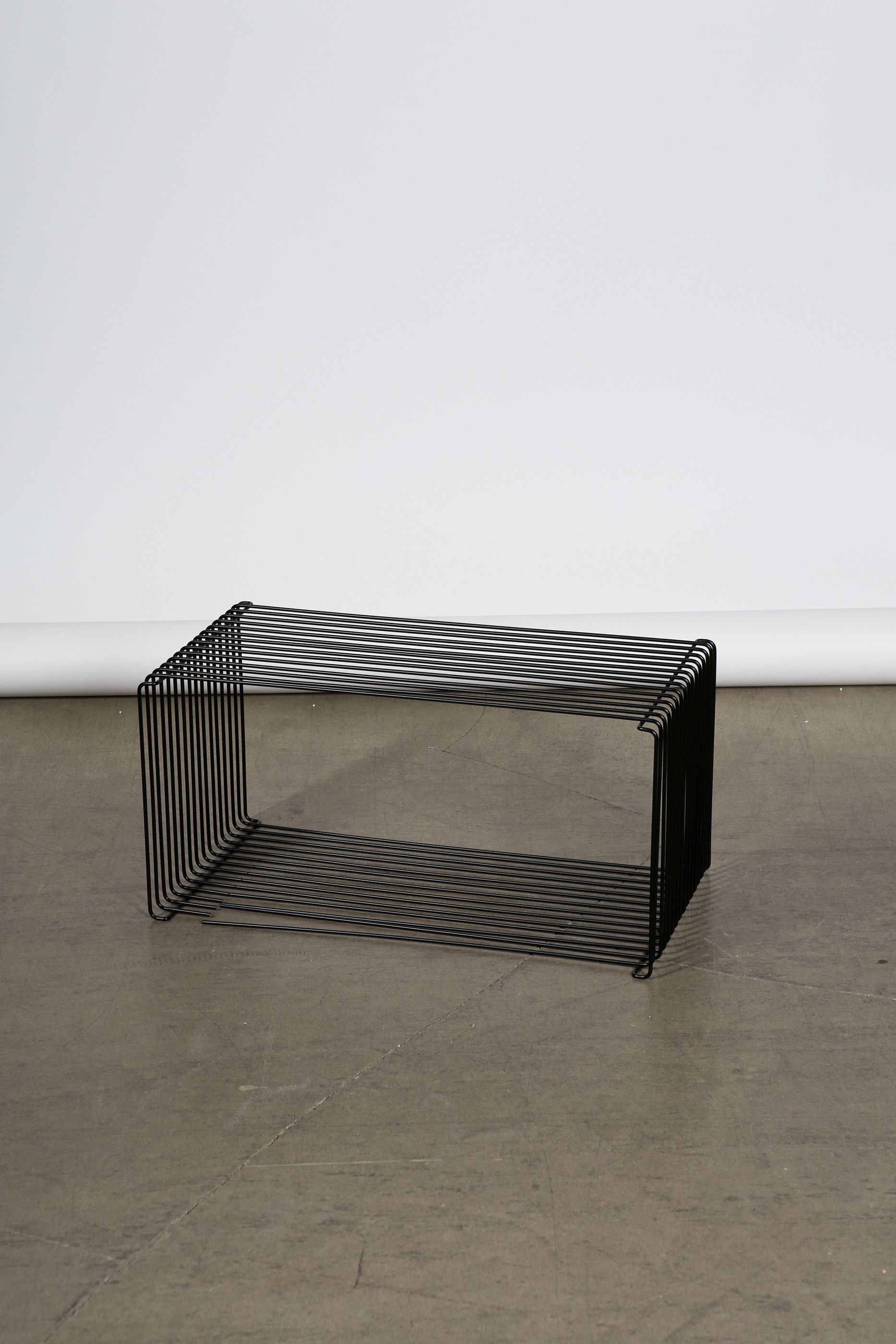 Panton Wire Extended module, depth 34,8 cm, 05 Black | Franckly