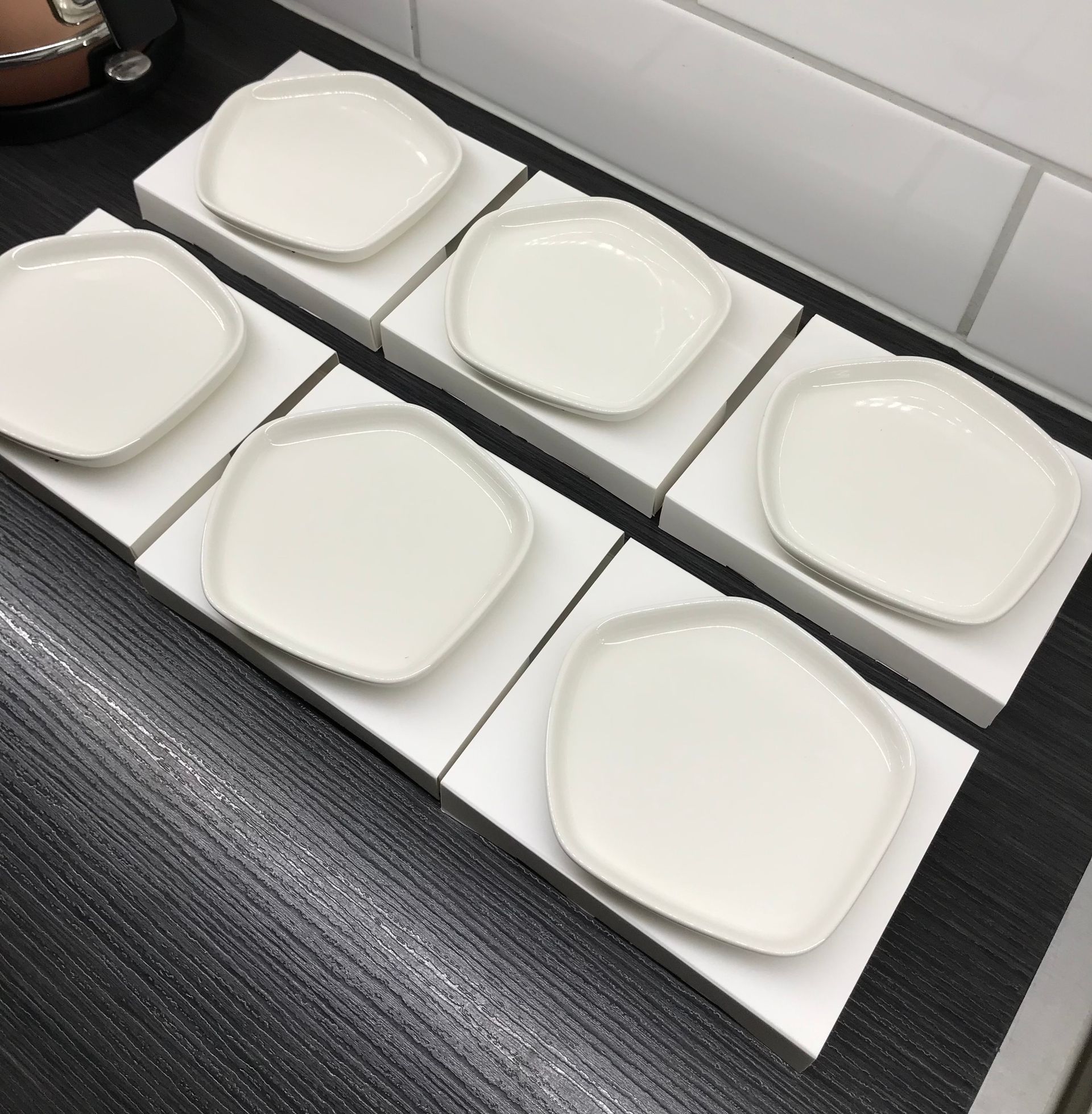 Iittala X Issey Miyake mini plate 11 x 11 cm, white | Franckly