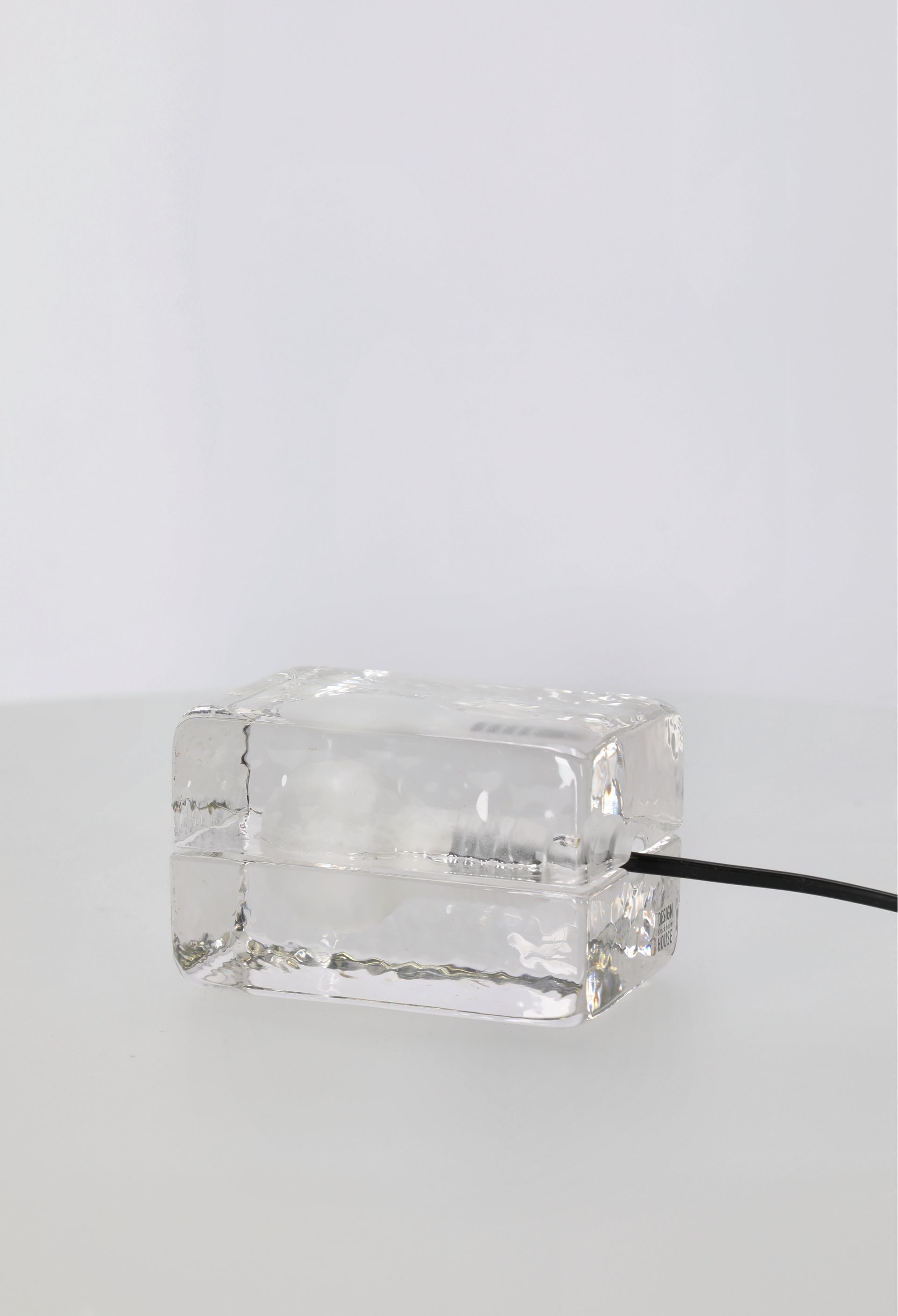 Mini Block valaisin, musta johto | Franckly