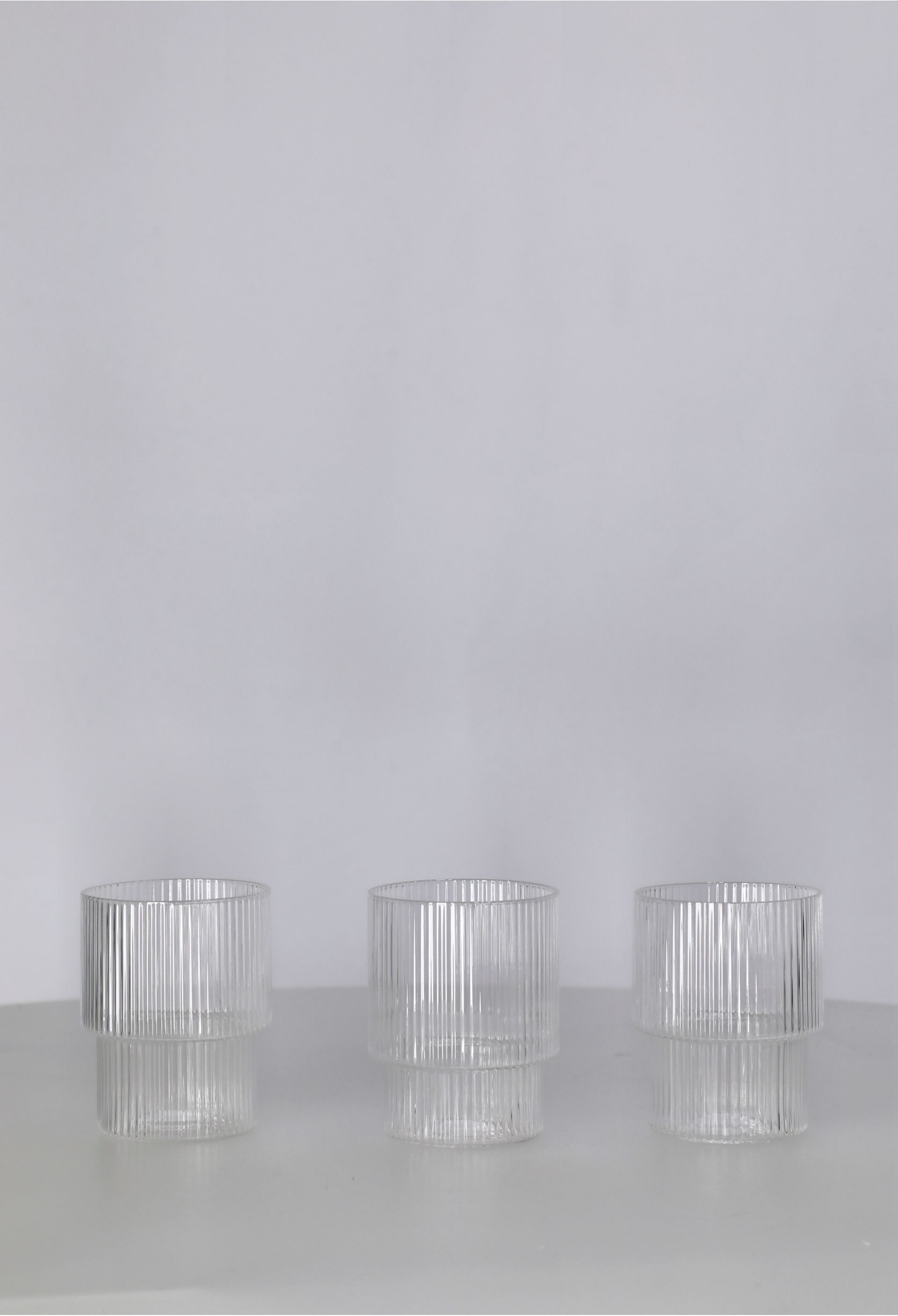 Ripple glass, clear | Franckly