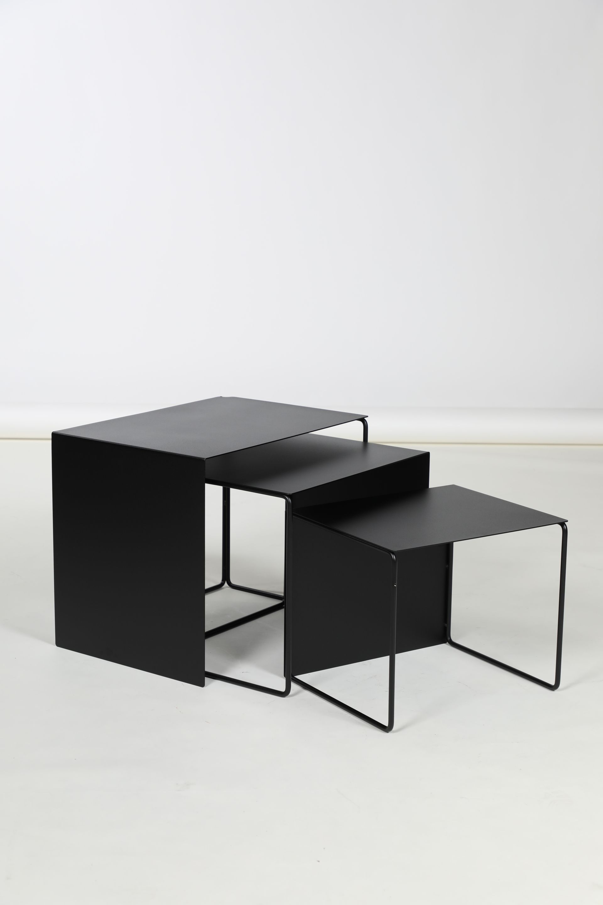 Cluster tables 3 pcs, black | Franckly