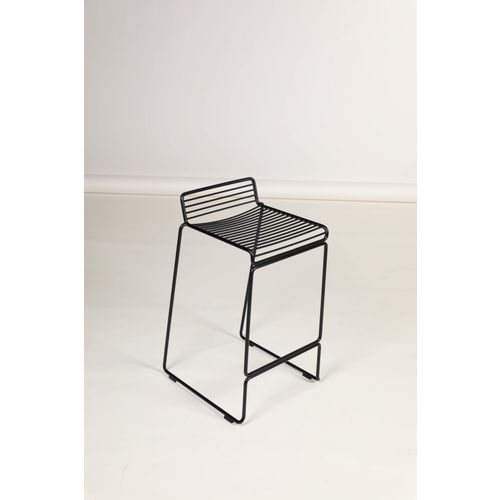 Hee bar stool, black, 65 cm | Franckly