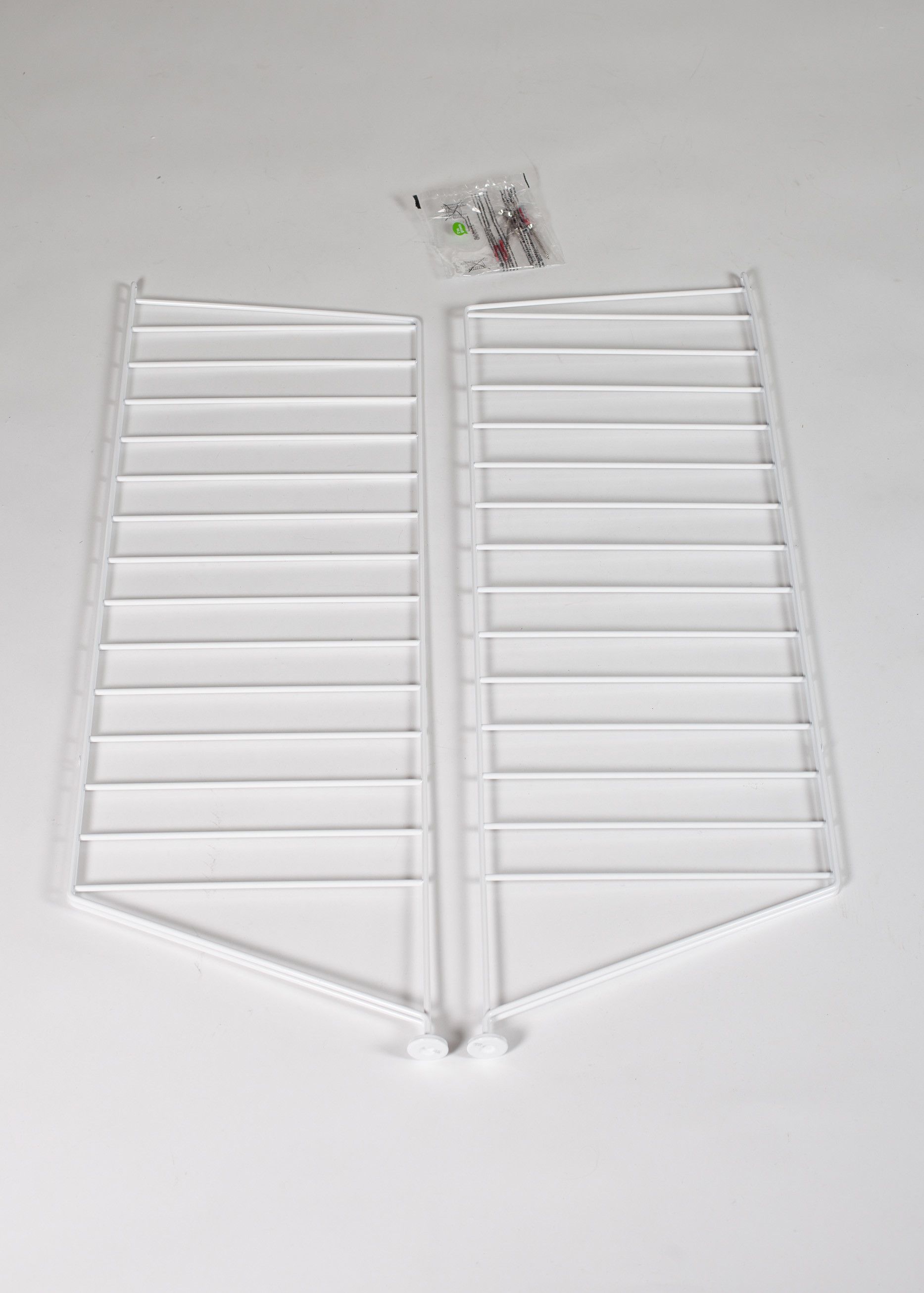 String floor panels 85 x 30 cm, 2-pack, white | Franckly