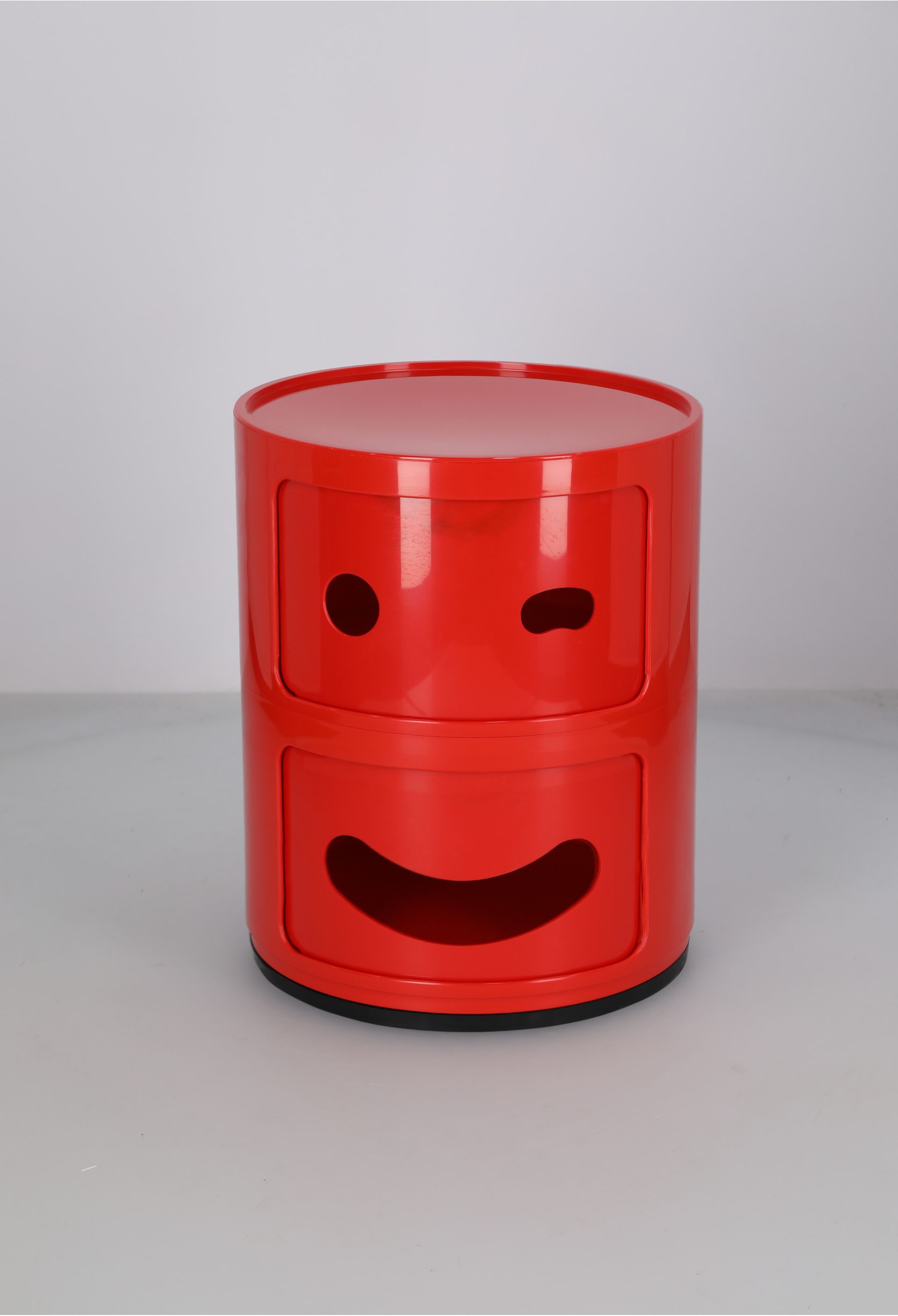 Componibili Smile storage unit 3, 2 modules, red | Franckly