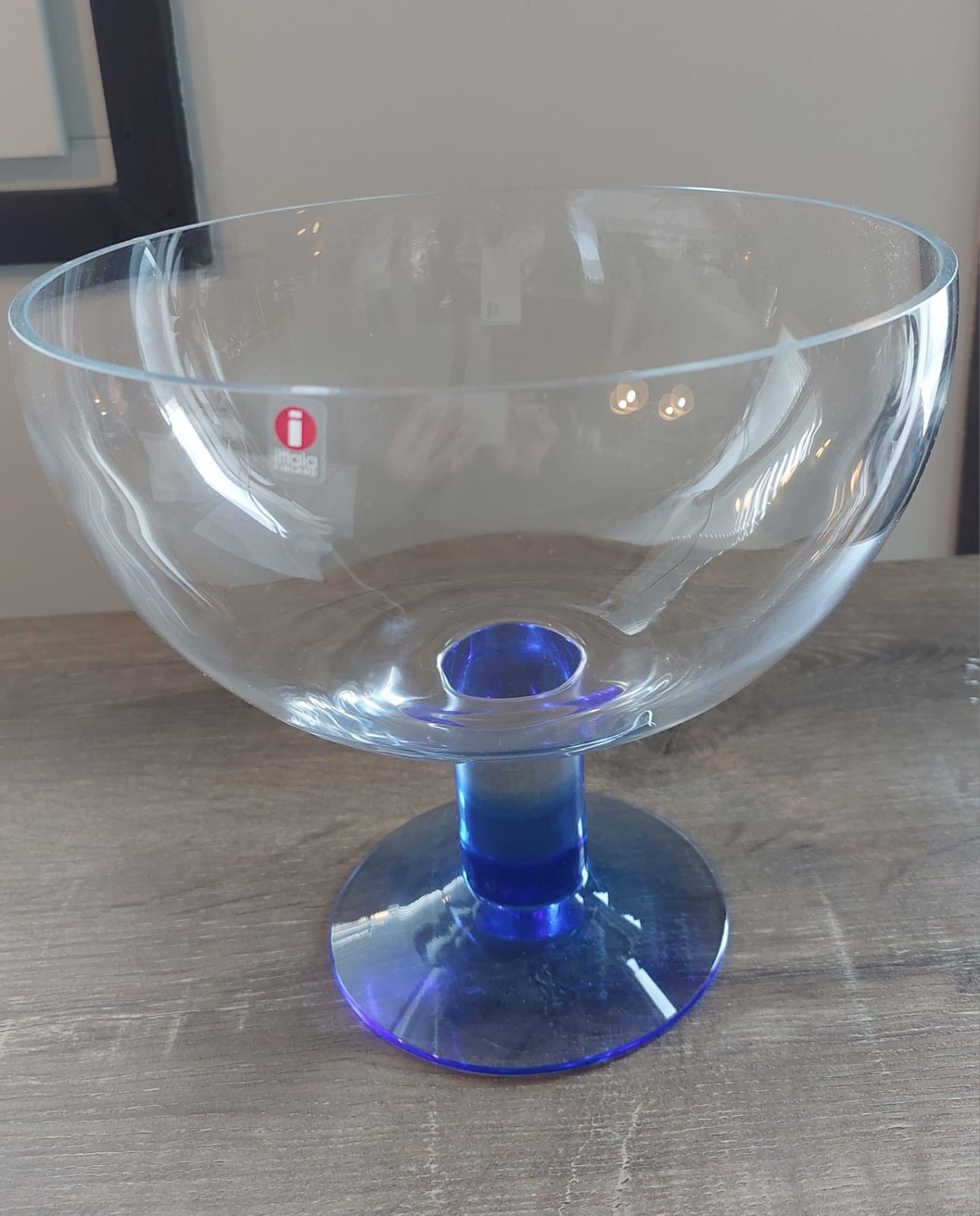 Mondo large serving bowl, blue | Franckly