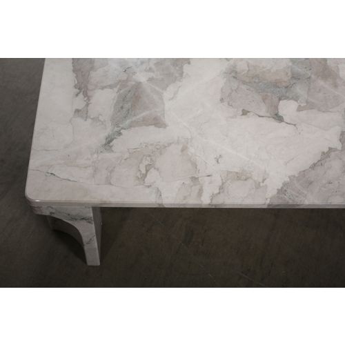Doric coffee table, 140 x 80 cm, electric grey limestone | Franckly