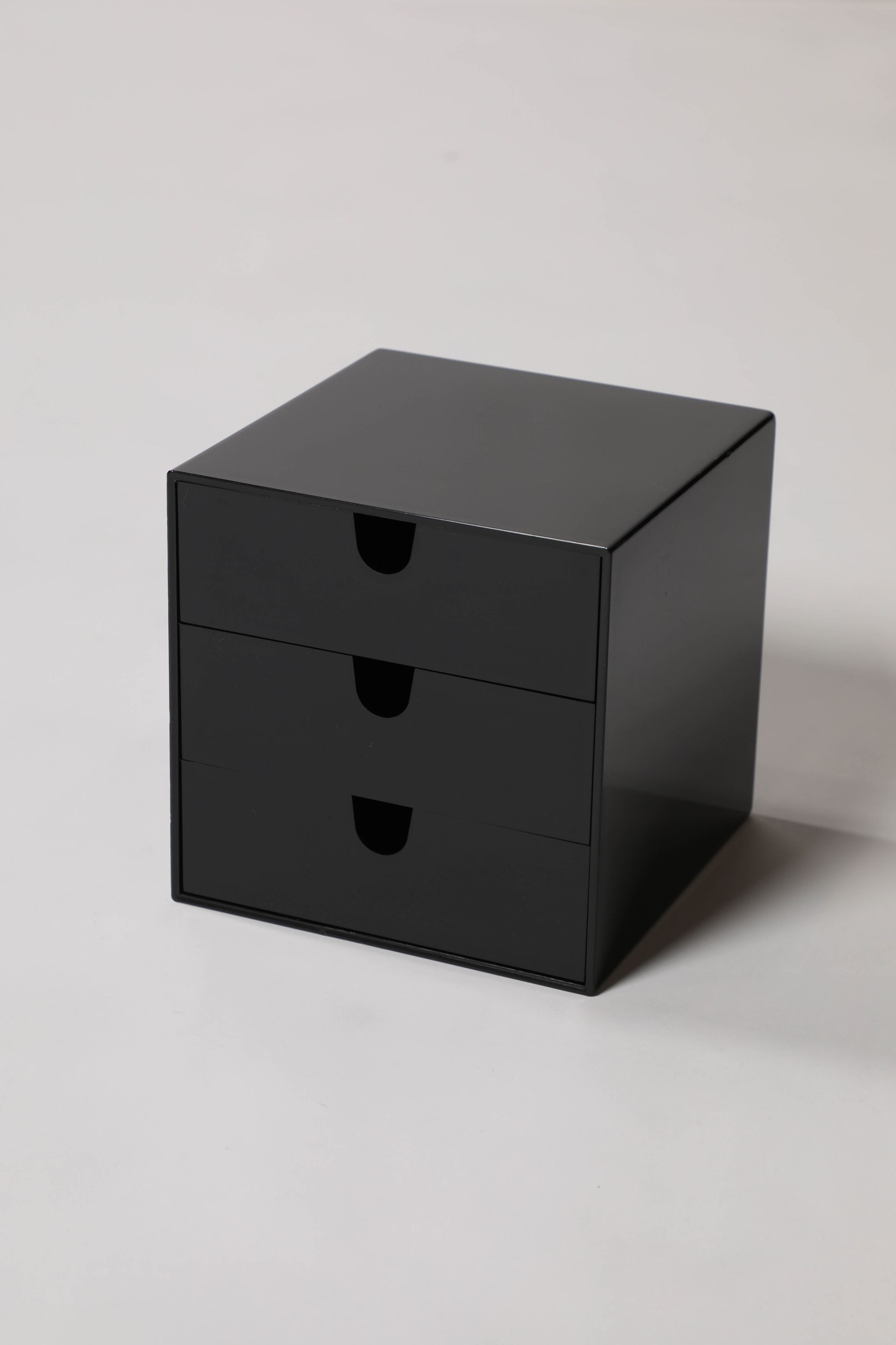 3-drawer box, black | Franckly