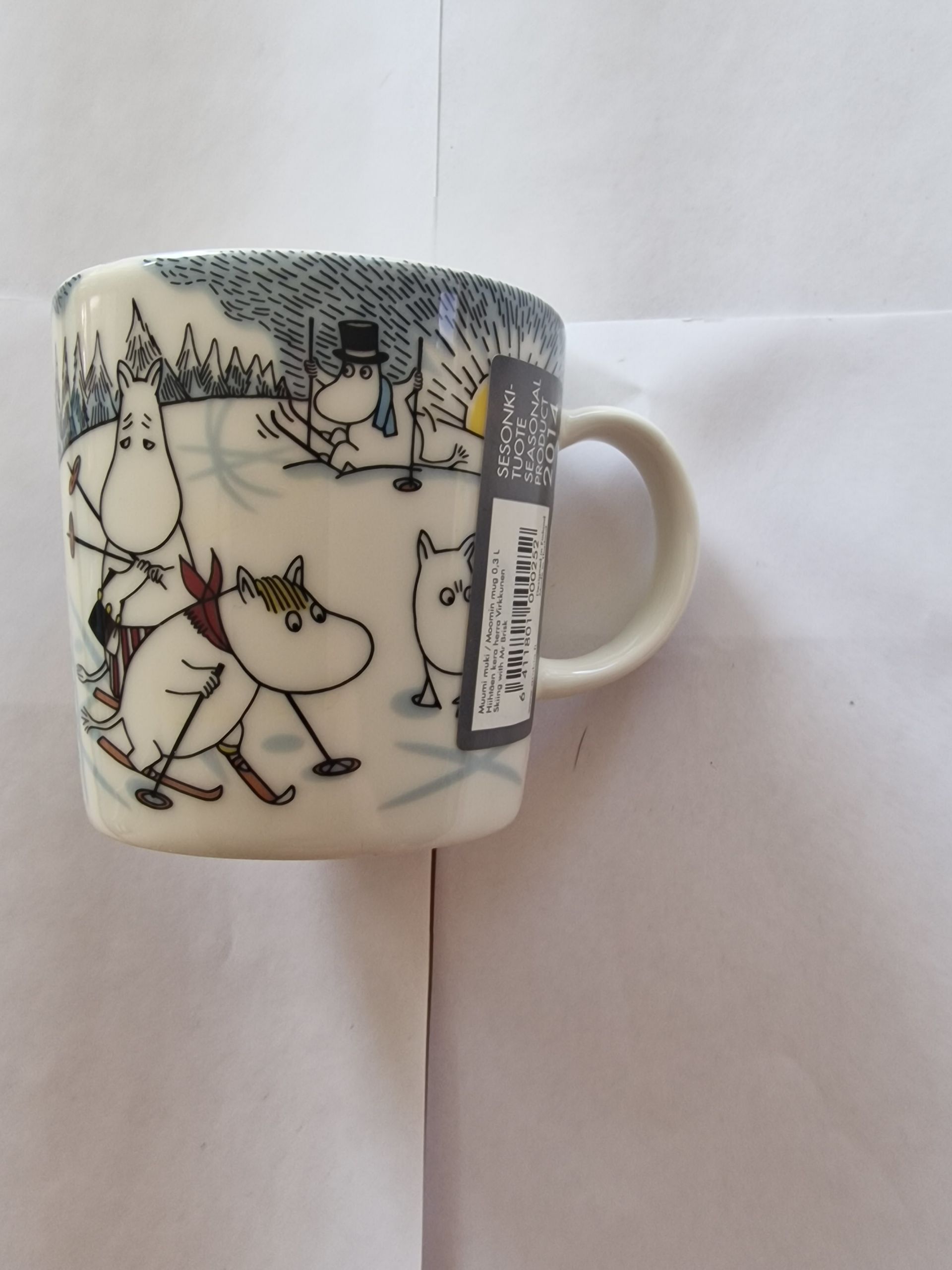 Moomin mug, Skiing with Mr. Brisk | Franckly