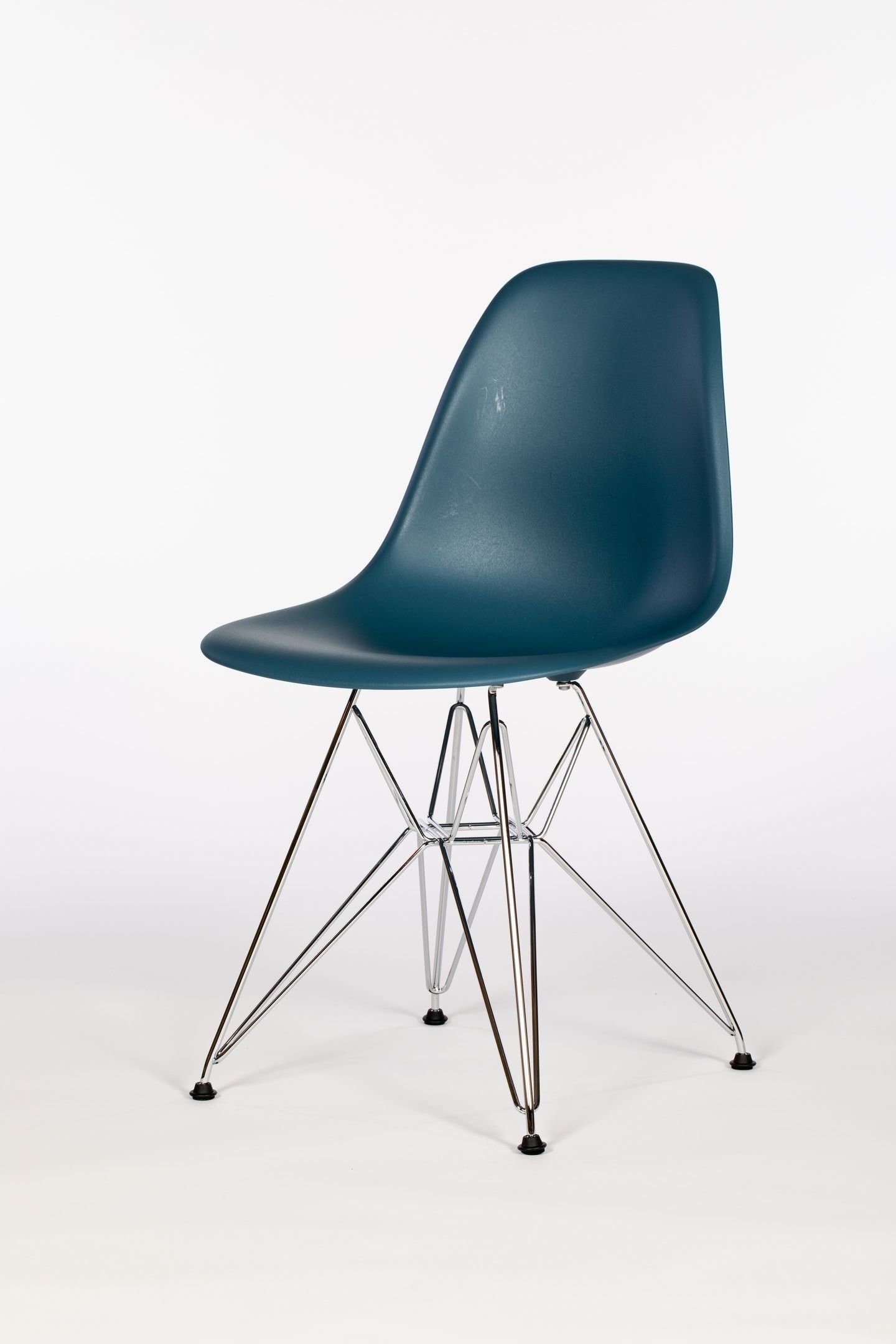 Eames DSR tuoli, sea blue - kromi | Franckly